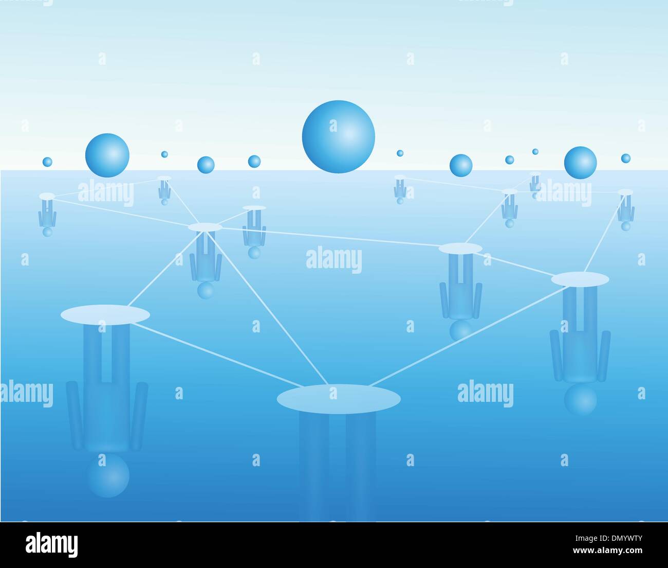 Connection people Stock Vector Images - Alamy