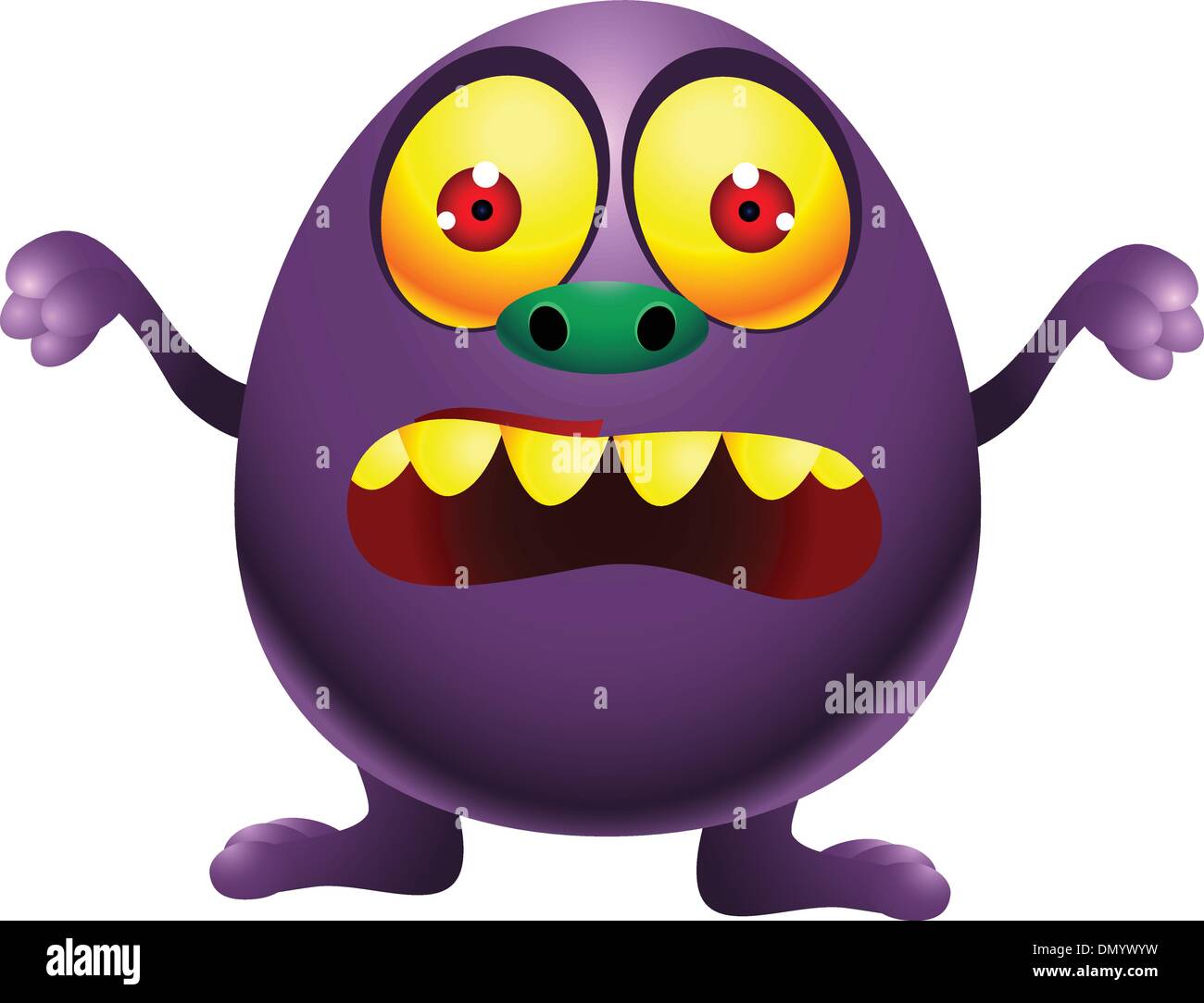 Purple bacterium Stock Vector Images - Alamy