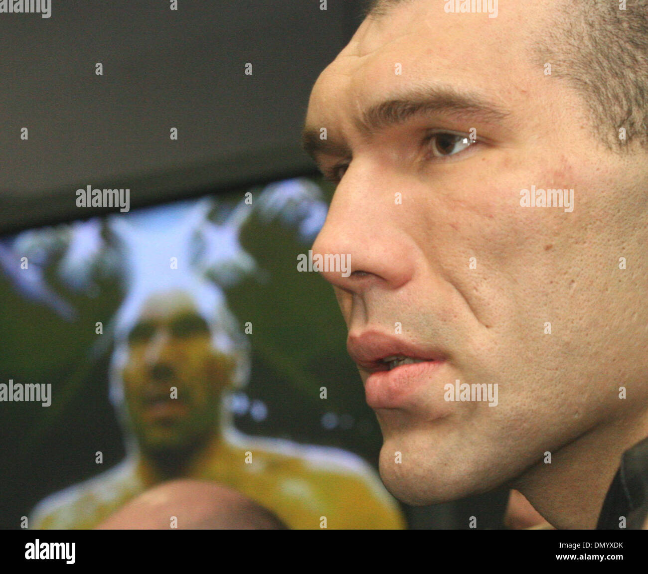 Nikolai Valuev - WBA superheavy weight boxing champion at the press ...