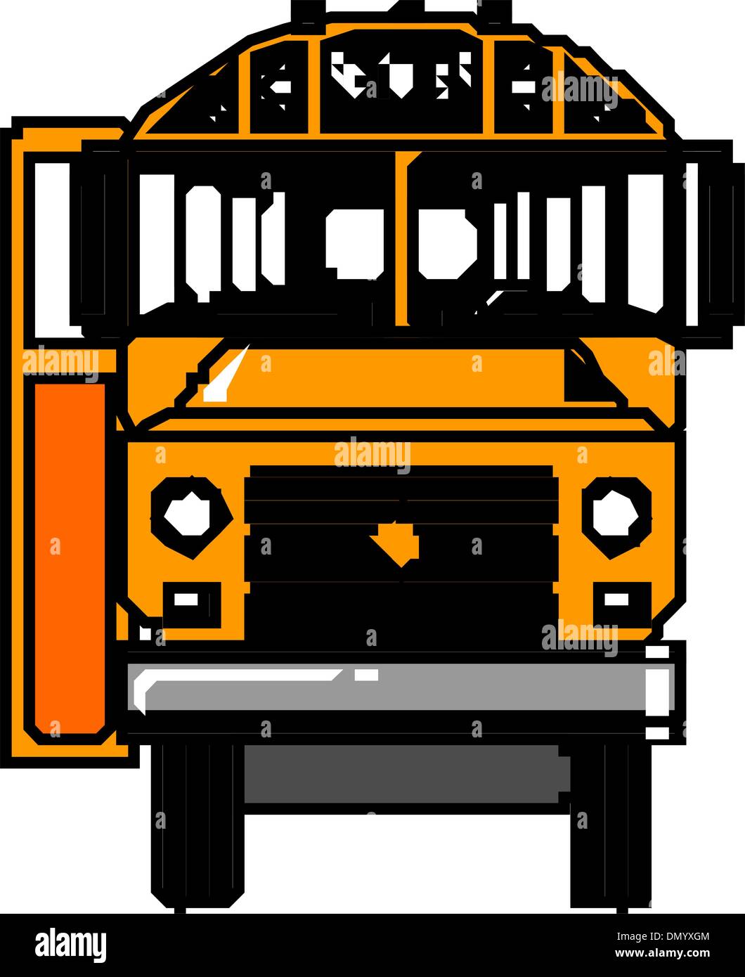 Schoolboy bus Stock Vector Images - Alamy
