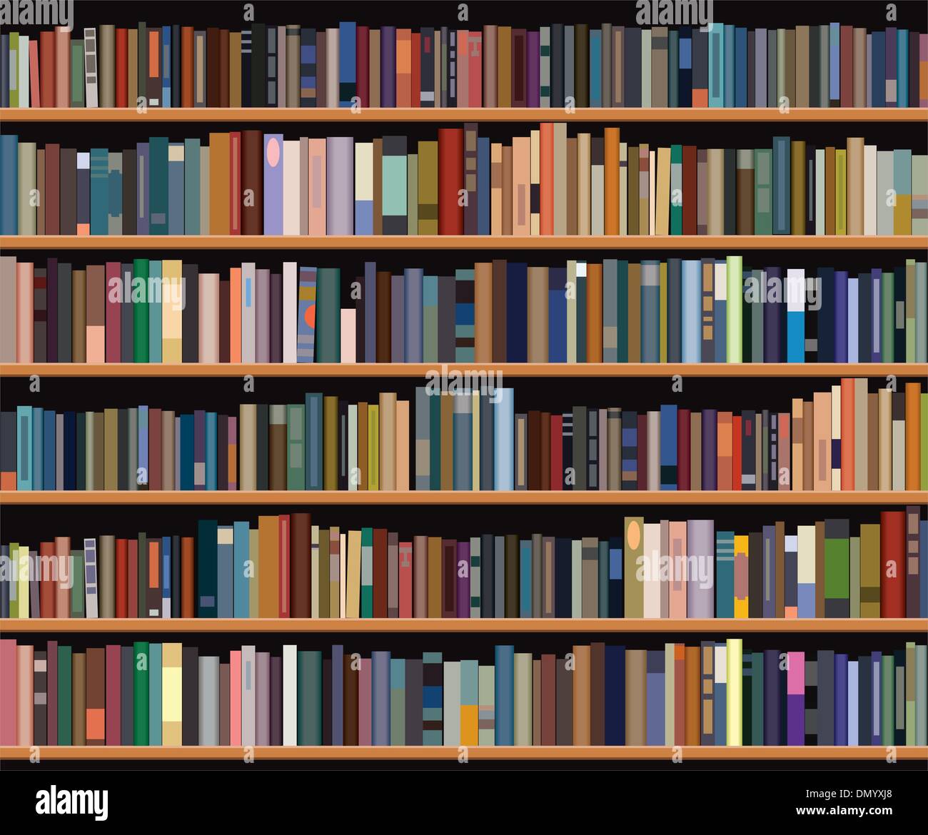 Bookshelf vector vectors hi-res stock photography and images - Alamy