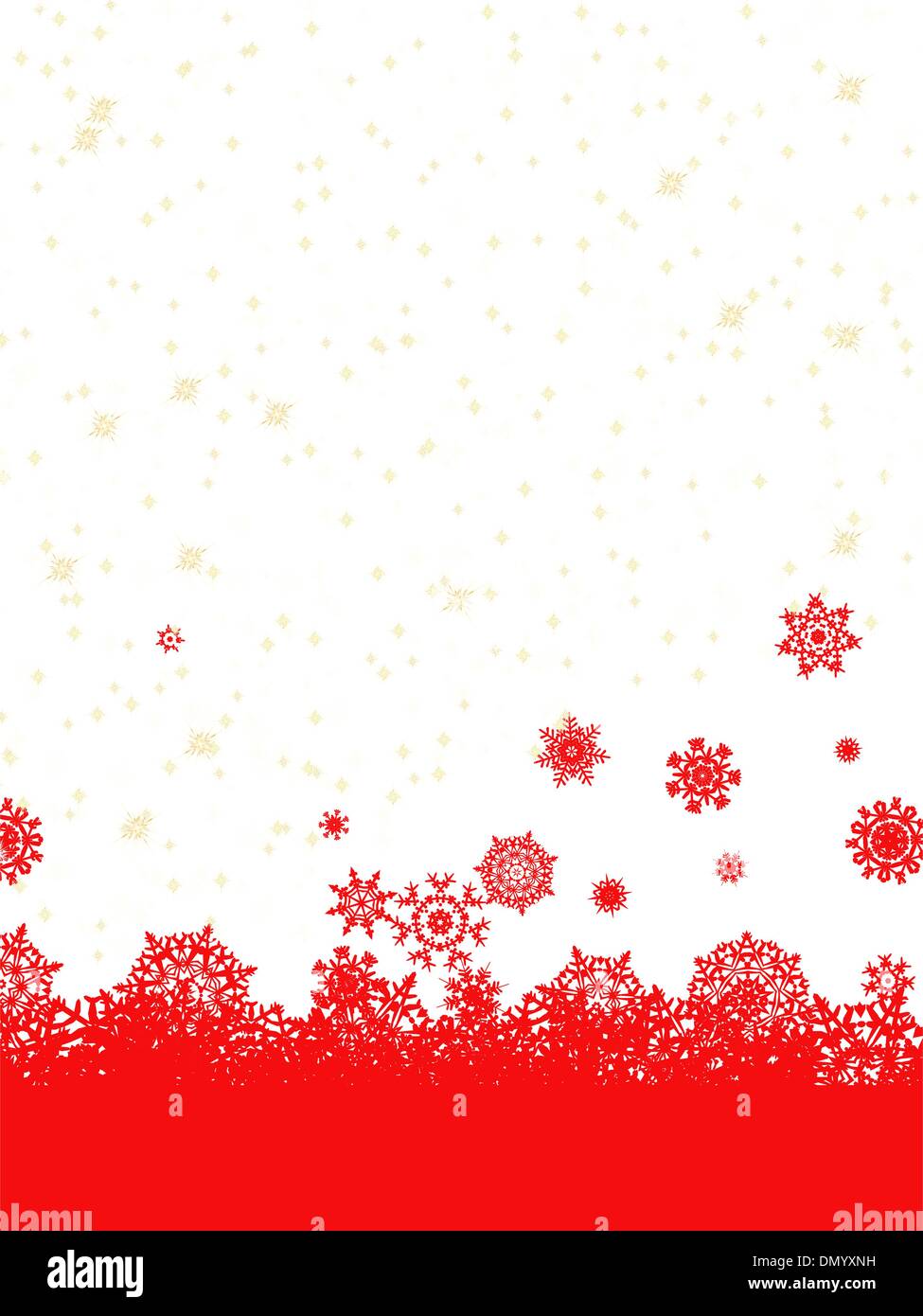 Abstract red winter with snowflakes. EPS 8 Stock Vector Image & Art - Alamy