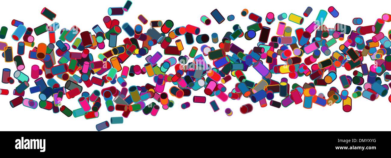 Abstract colorful cylinder background. EPS 8 Stock Vector Image & Art ...