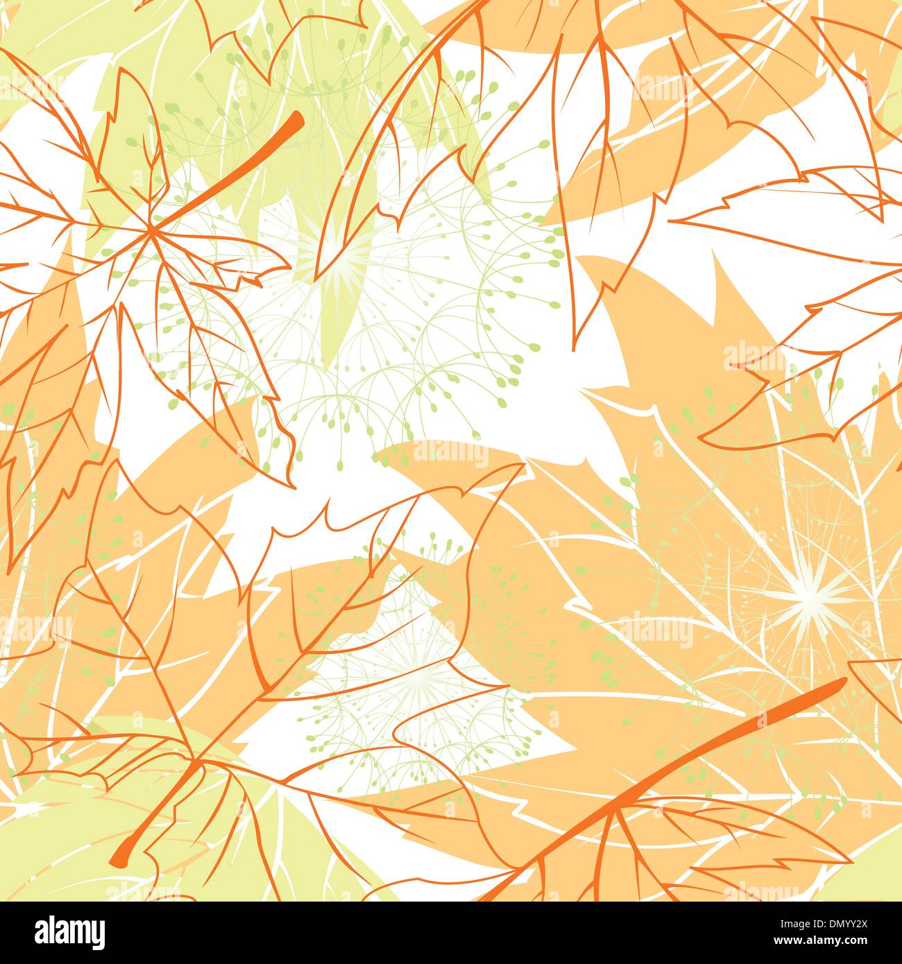 Seamless pattern colorful leaves hi-res stock photography and images ...