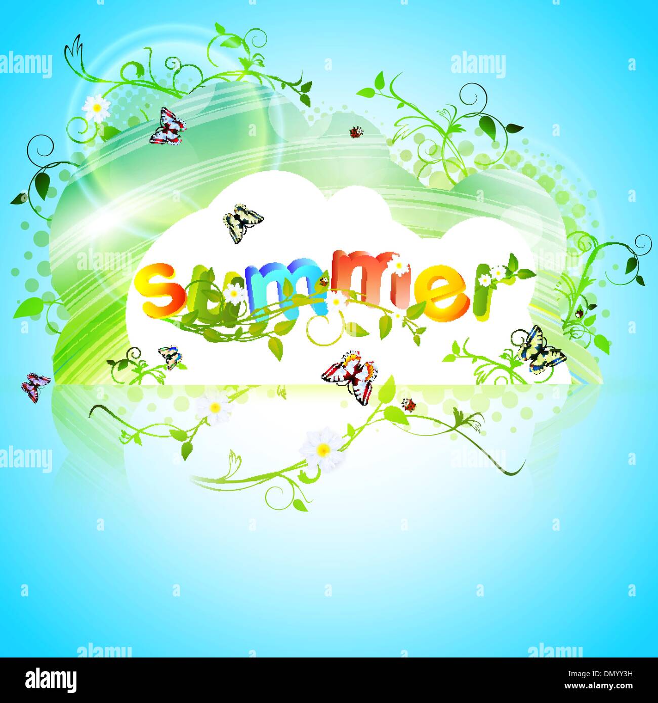 Dynamic summer festival Stock Vector Images - Alamy