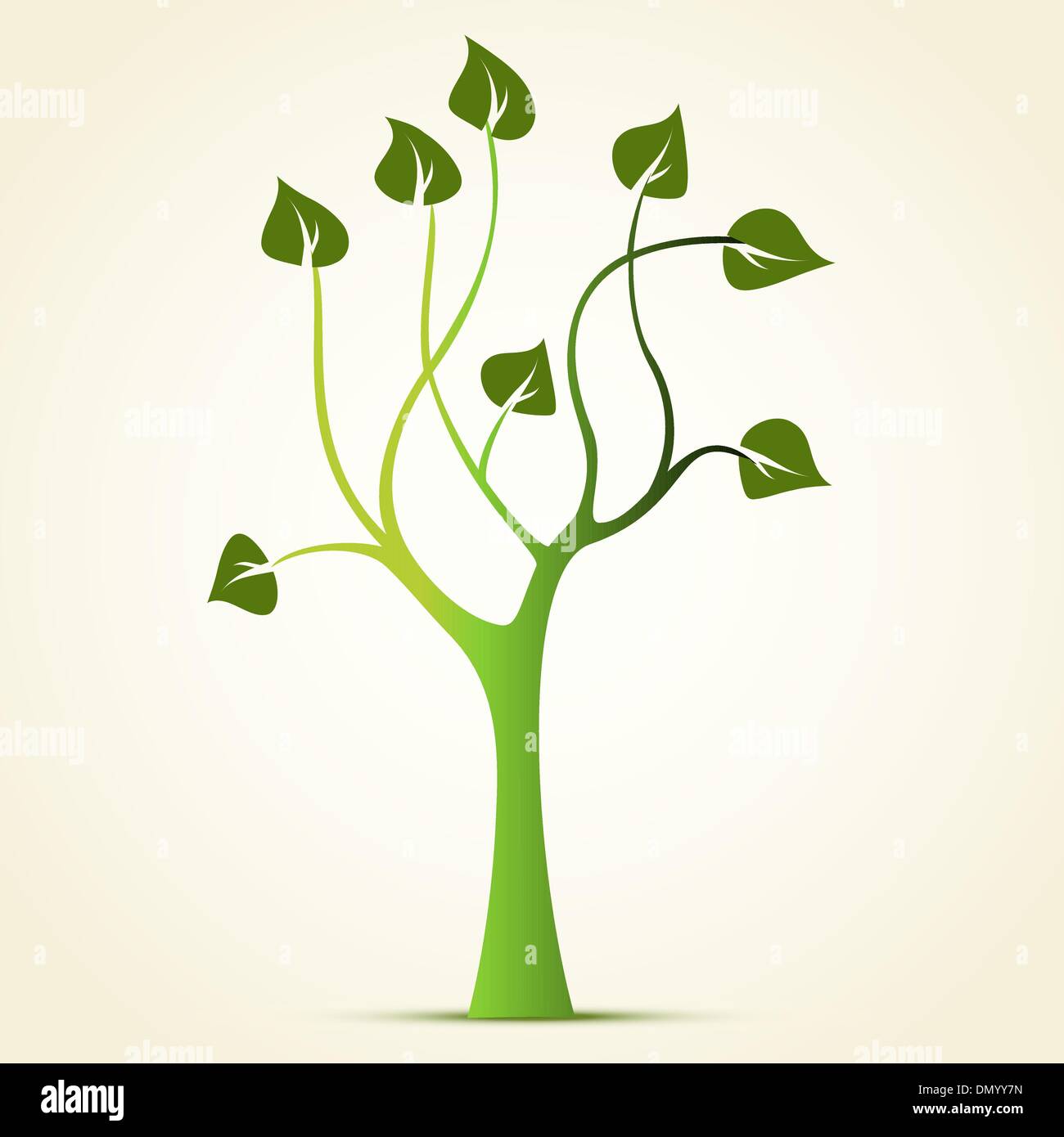 Abstract green tree Stock Vector Image & Art - Alamy