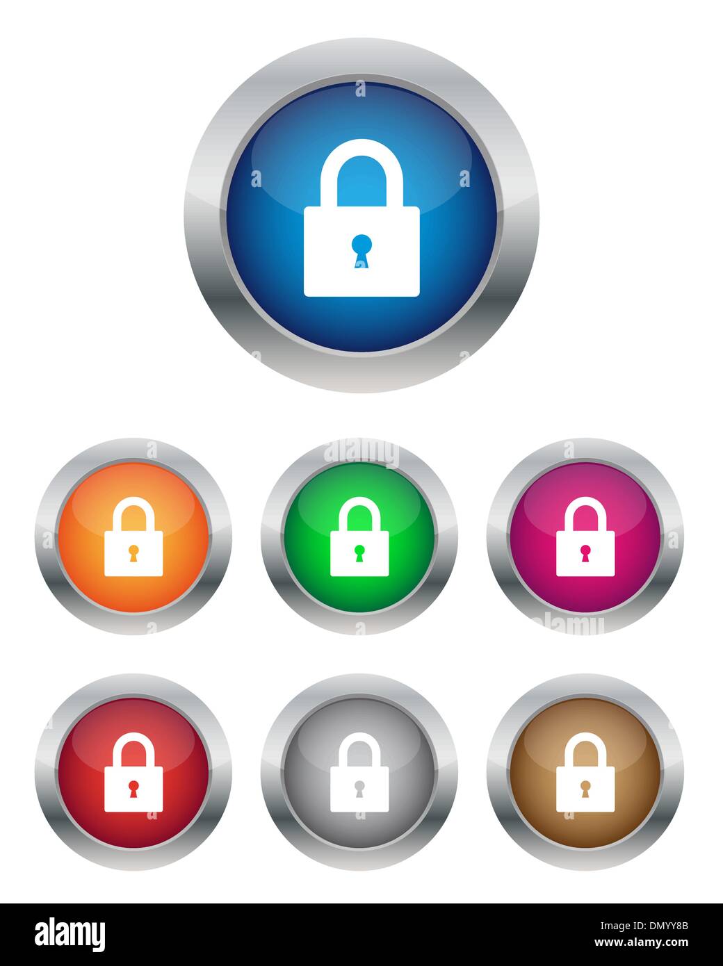 Push lock Cut Out Stock Images & Pictures - Alamy