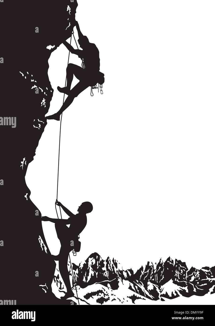 Rocky mountaineer Stock Vector Images - Alamy