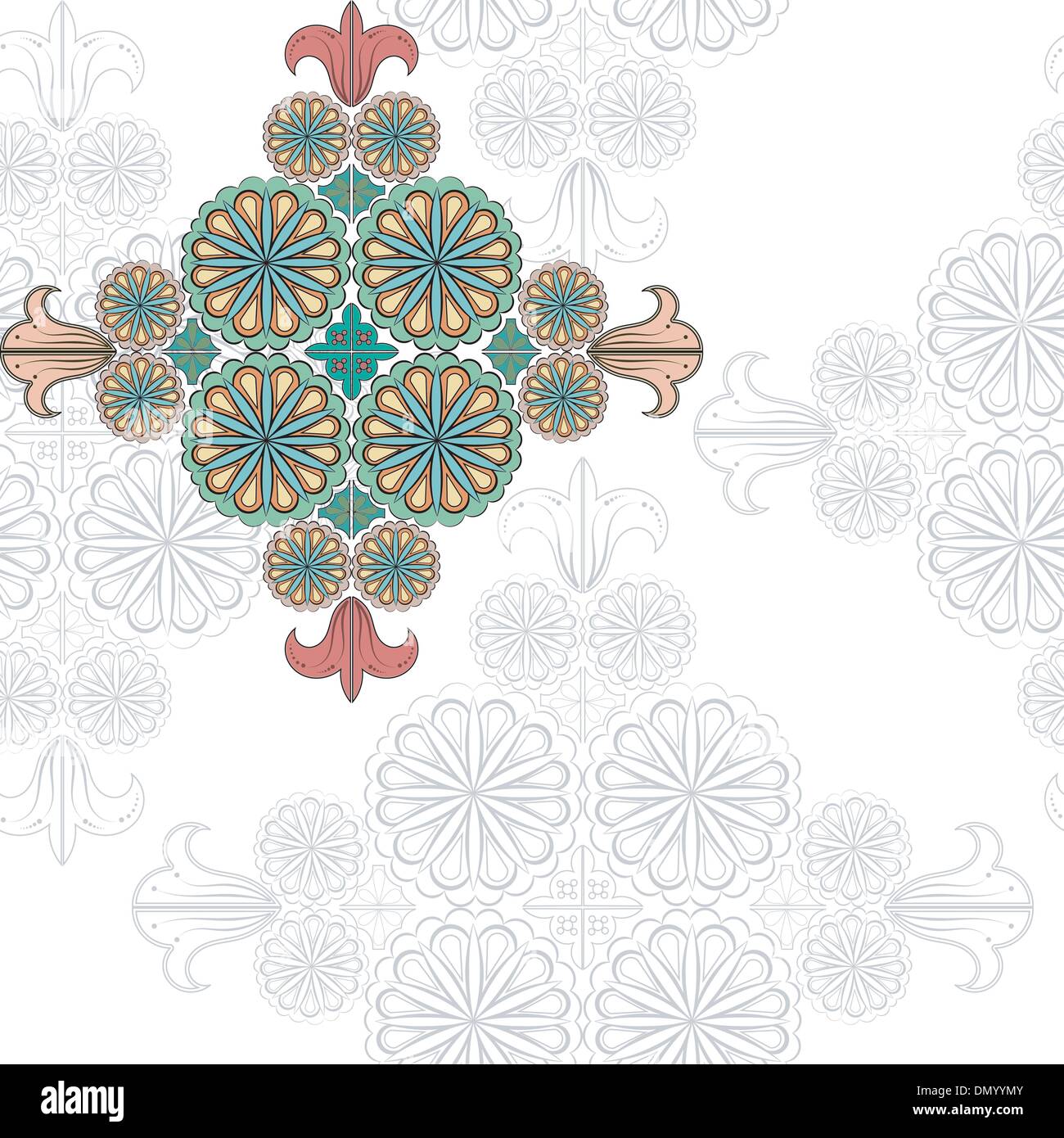 Floral pattern. vector Stock Vector Image & Art - Alamy
