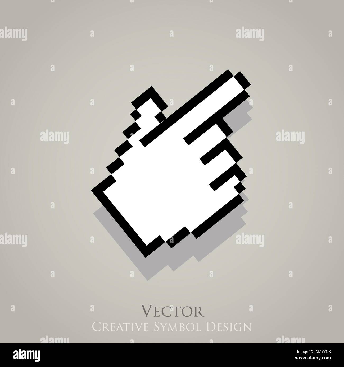 Web cursor pointer vector icon. Click internet symbol Stock Vector ...