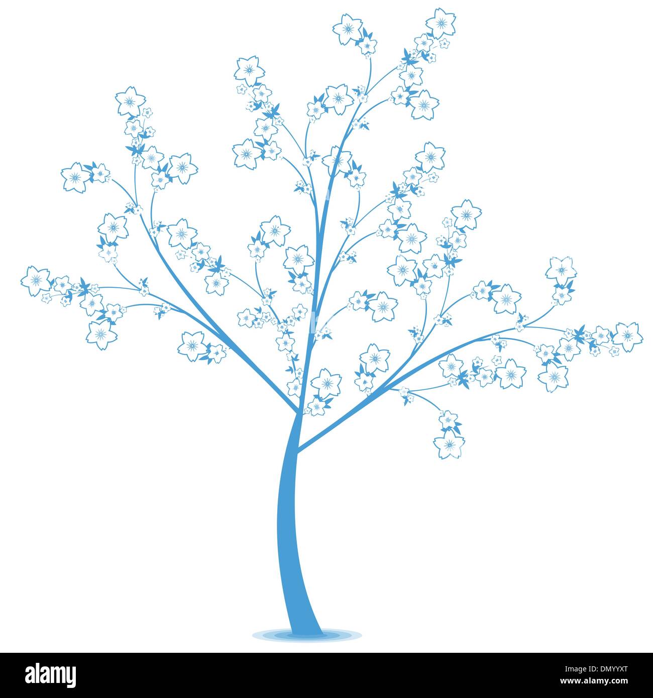 Flower with roots Stock Vector Images - Alamy