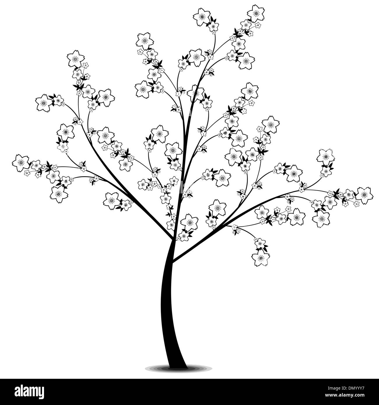 Plant flower roots Stock Vector Images - Alamy