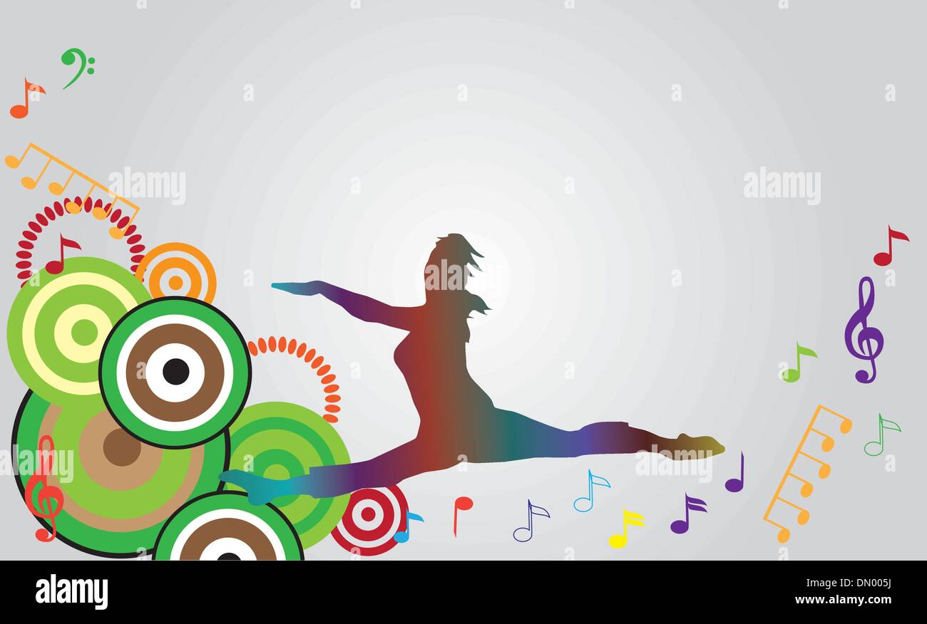 Fashion model silhouette dancing woman hi-res stock photography and ...