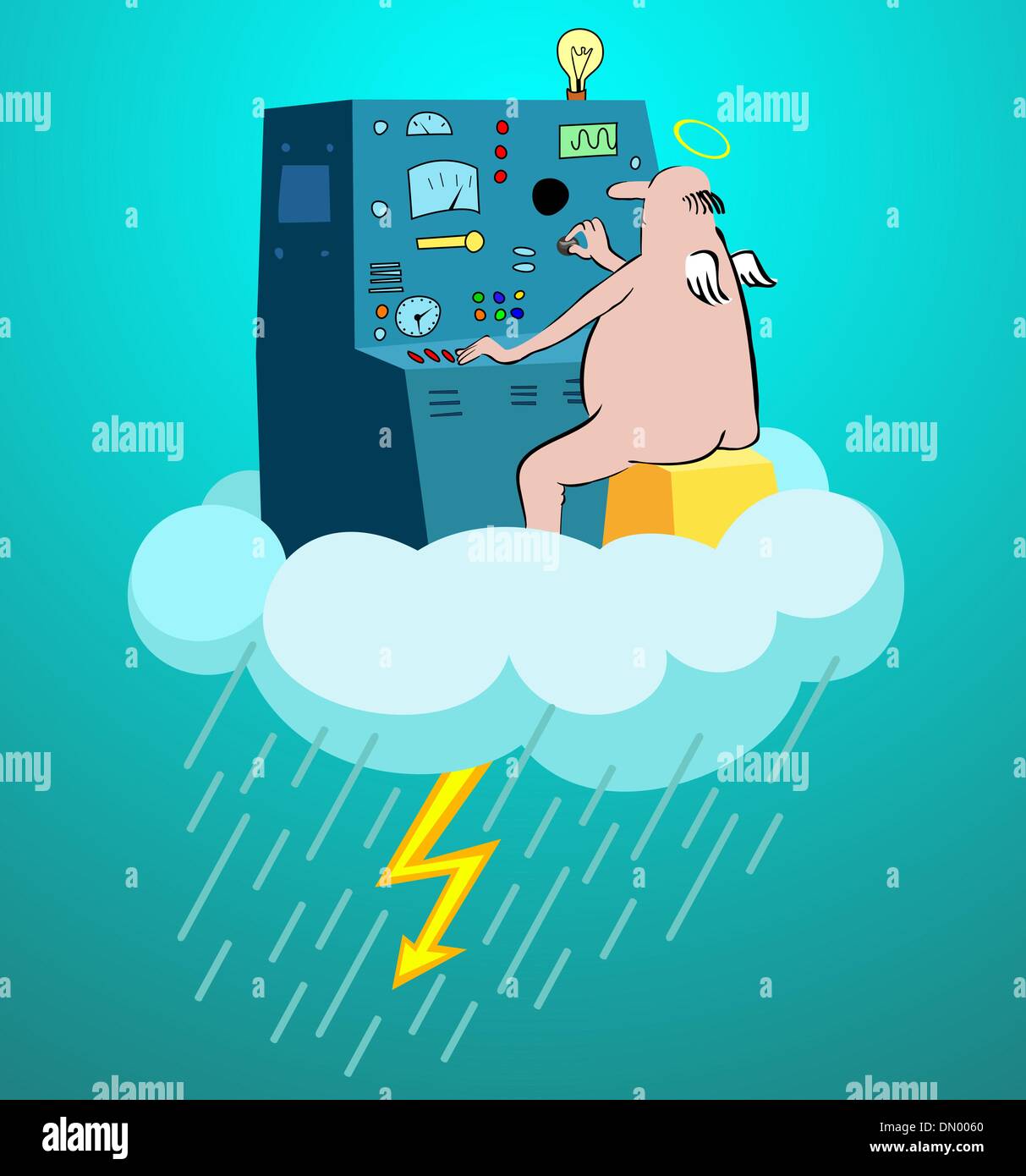 Cartoon Conceptual Art Stock Vector Image & Art - Alamy