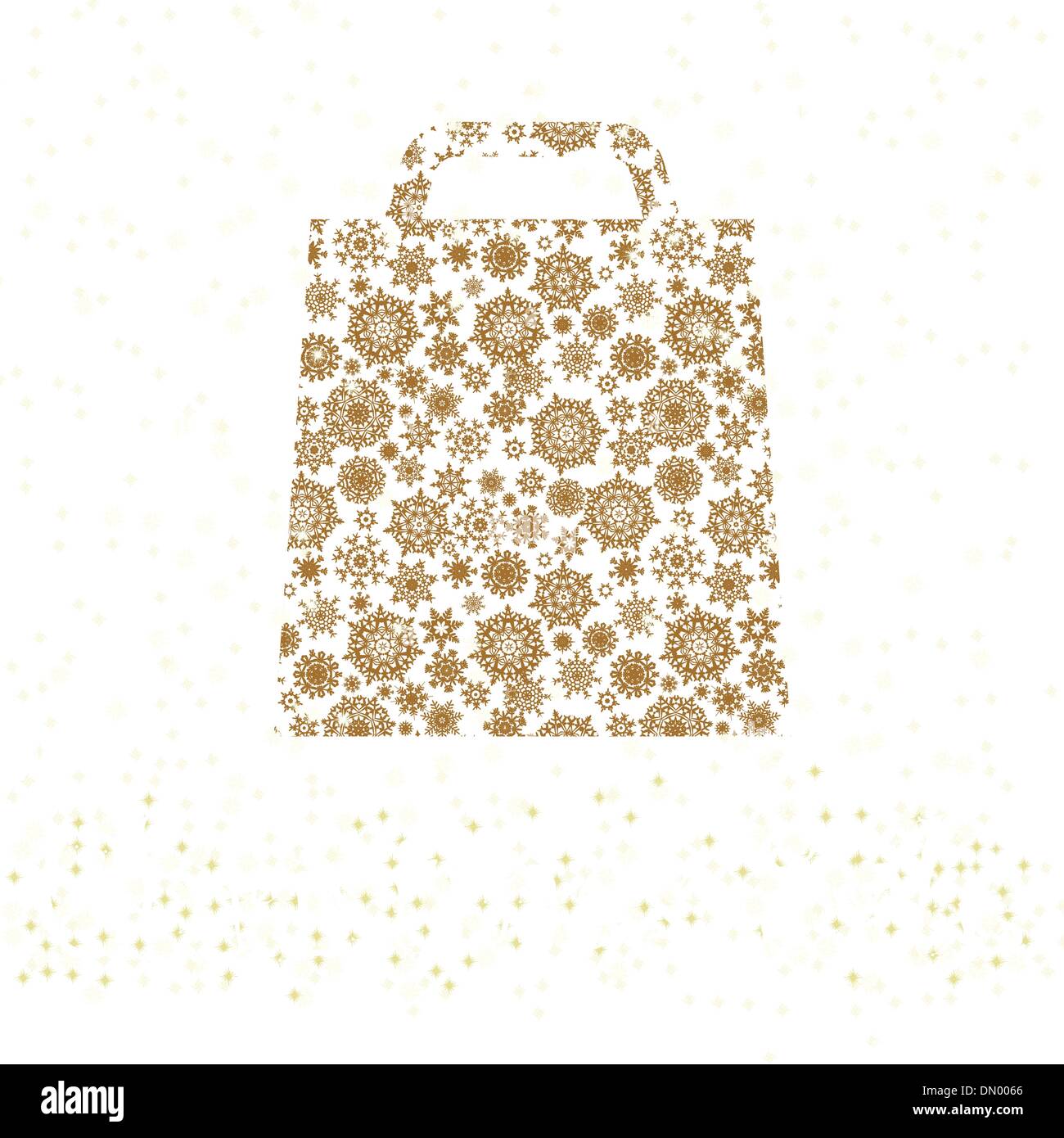 Sparkling snow background Cut Out Stock Images & Pictures - Alamy