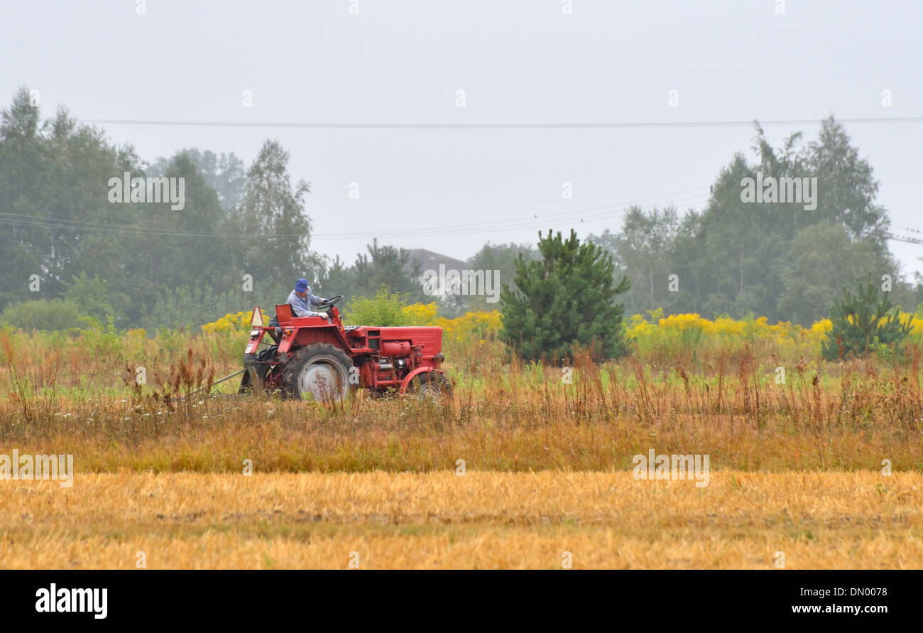 Tractor in poland hi-res stock photography and images - Alamy