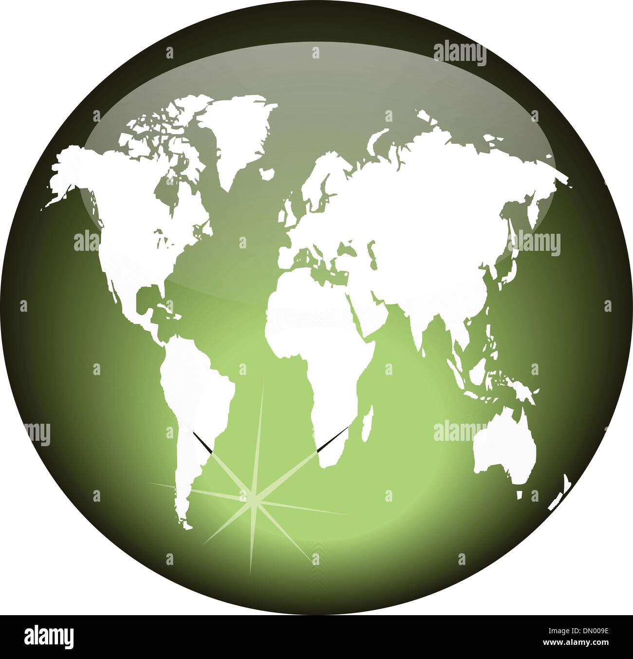 World globe illustration hi-res stock photography and images - Alamy