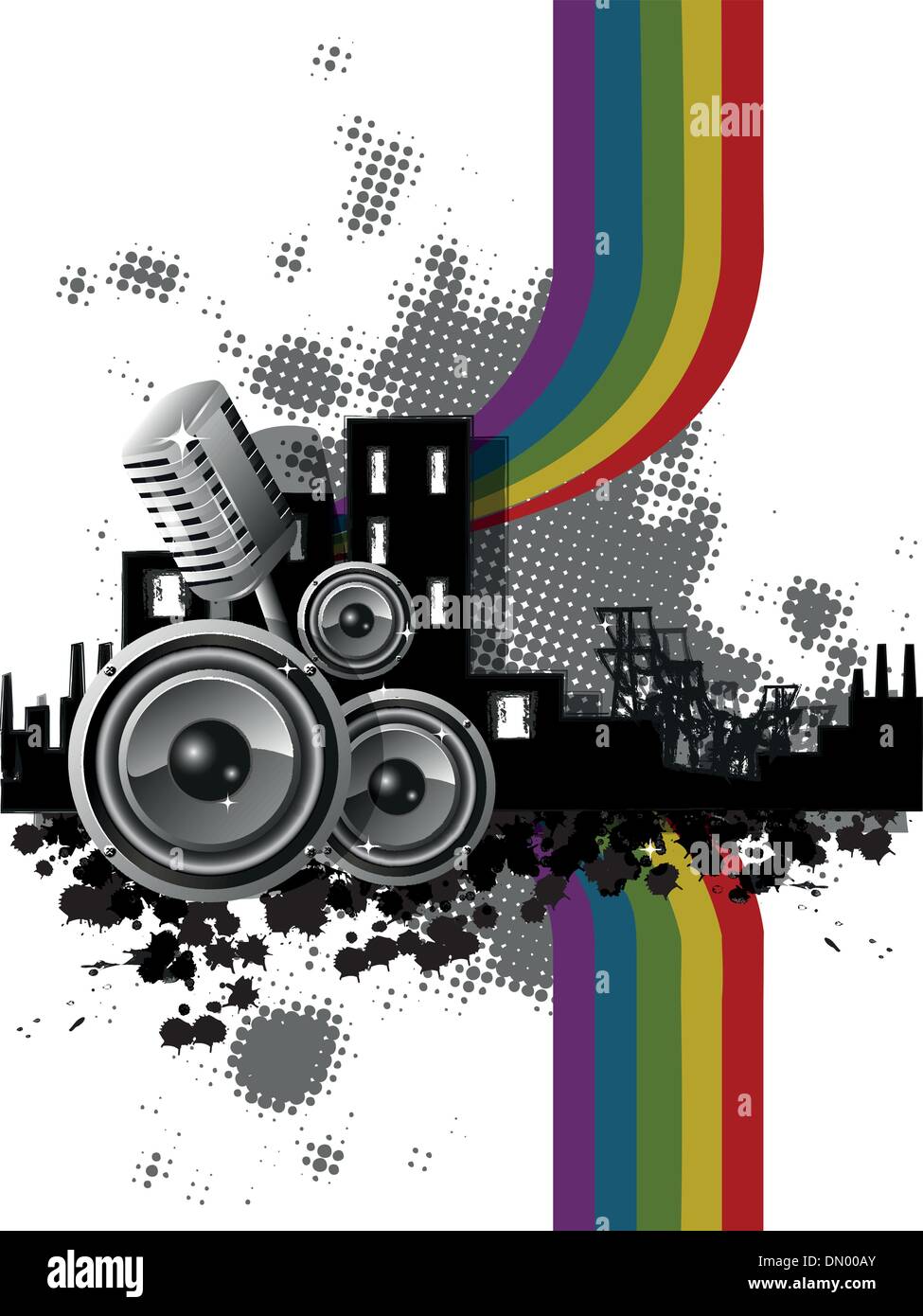 Background music textures Stock Vector Images - Alamy