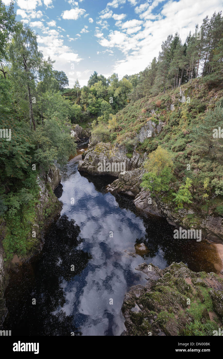 River Findhorn & Gorge at Dulsie Bridge in Moray, Scotland Stock Photo ...