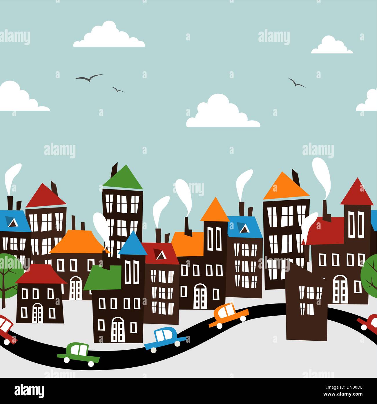 Car window snow Stock Vector Images - Alamy