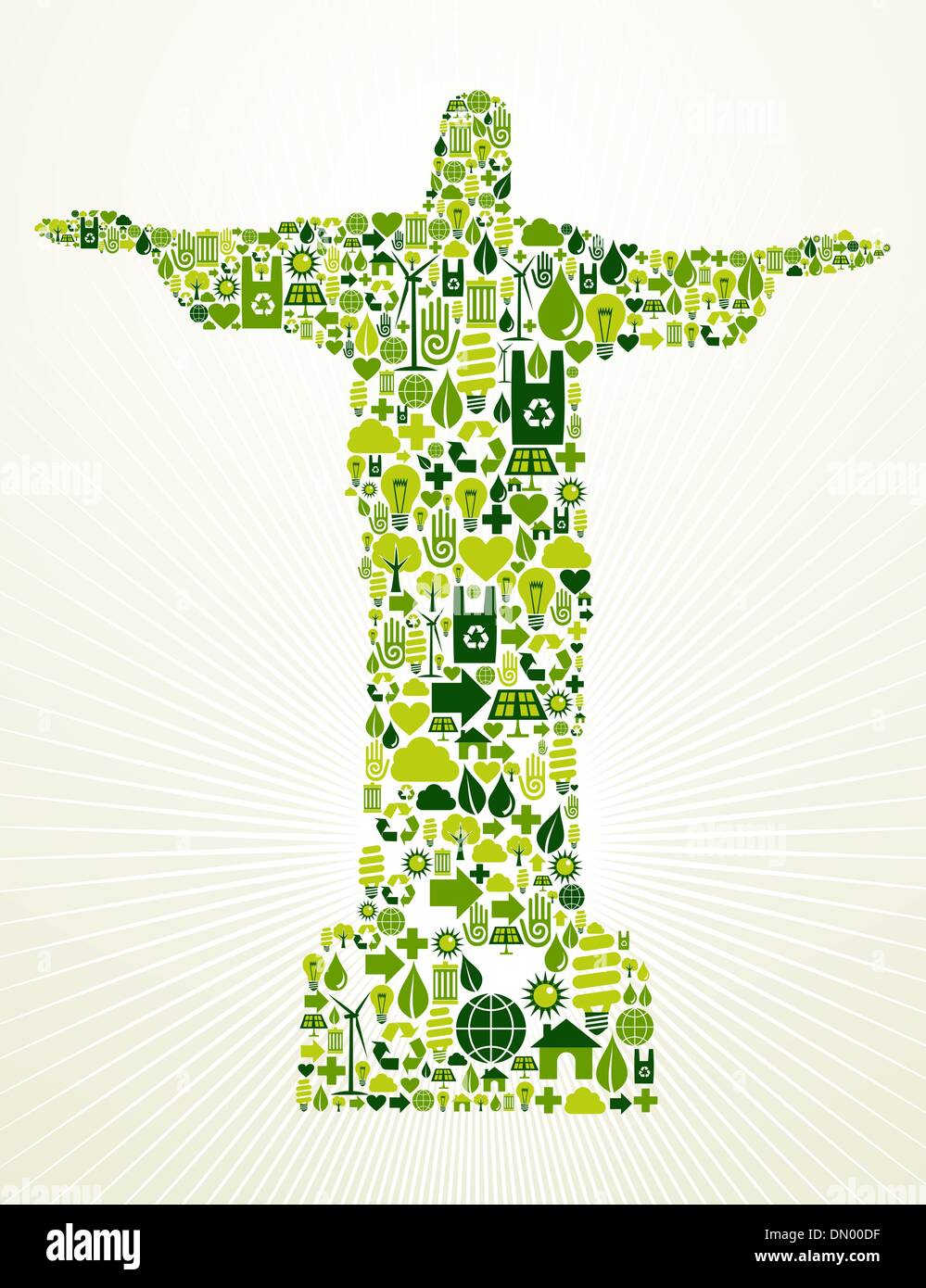 Brazil go green concept illustration Stock Vector Image & Art - Alamy