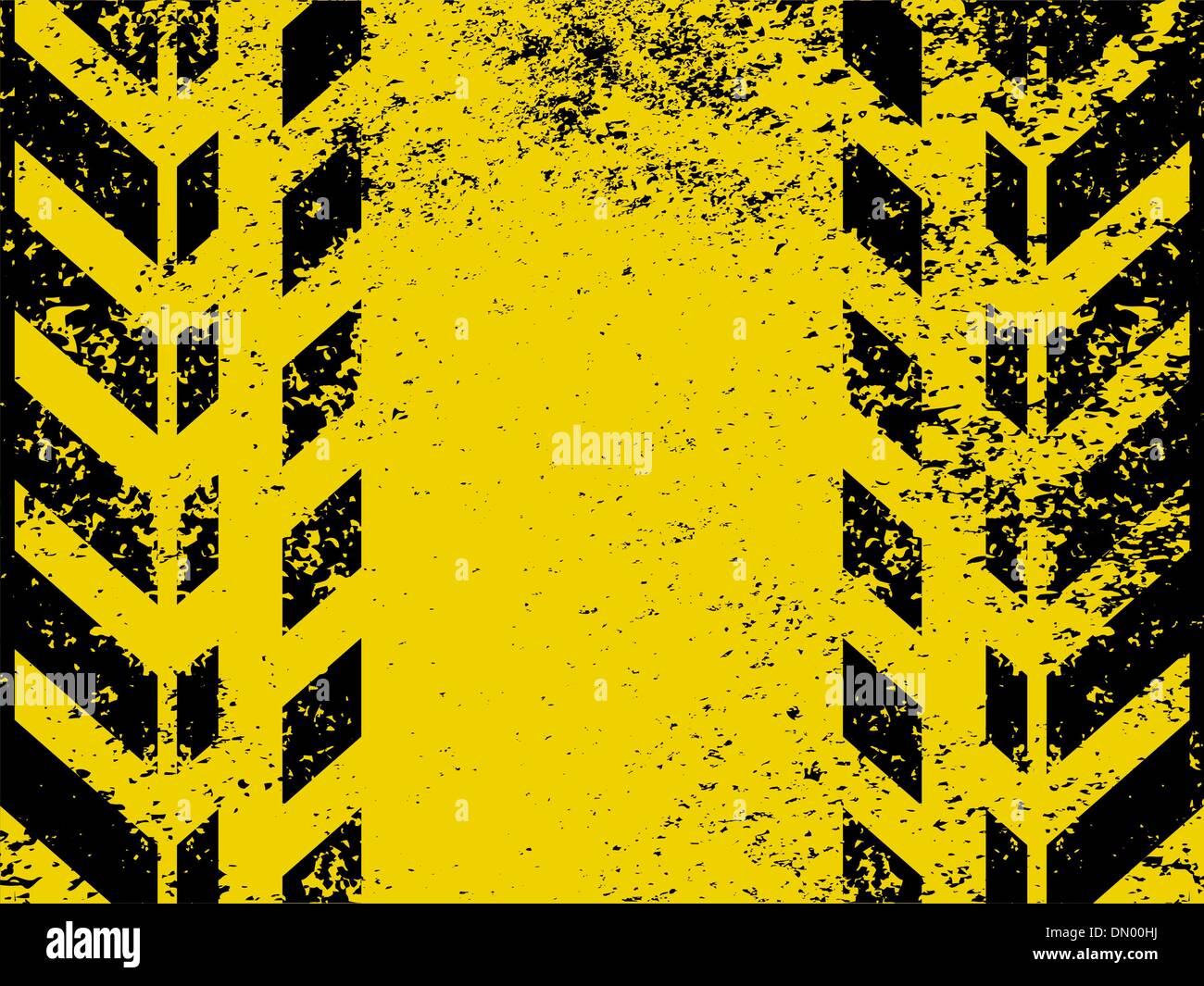 A grungy and worn hazard stripes texture. EPS 8 Stock Vector Image ...