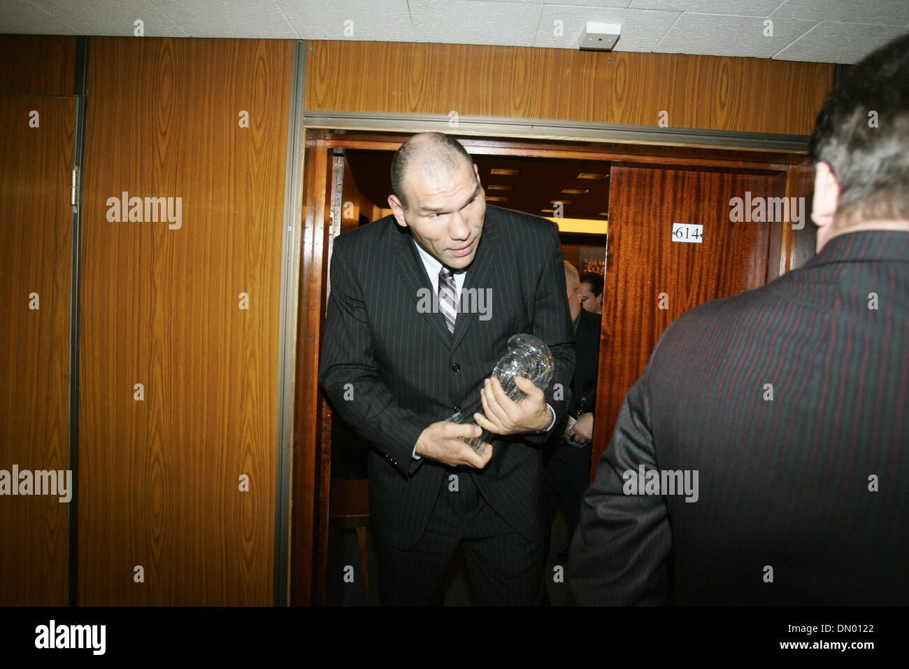 Russian heavy weight boxer Nikolai Valuev at the press conference in ...
