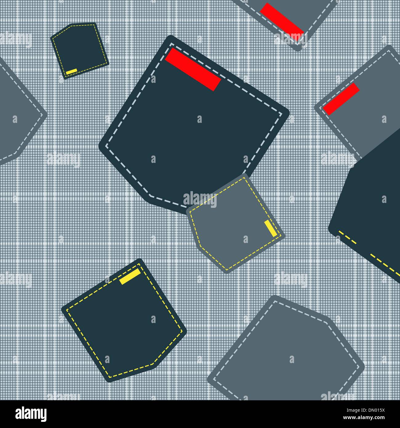 jeans seamless pattern Stock Vector Image & Art - Alamy