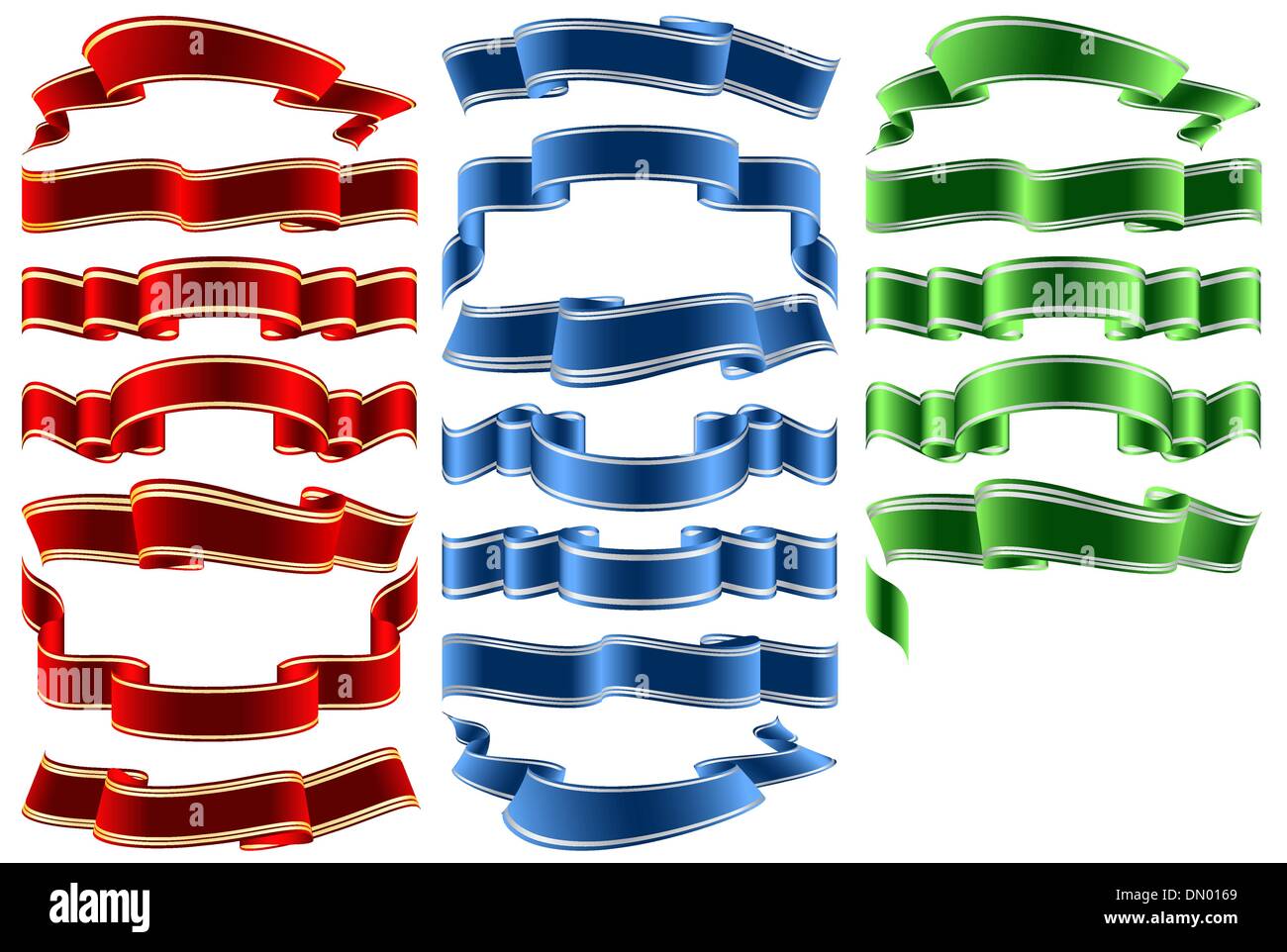 vector ribonns set Stock Vector Image & Art - Alamy