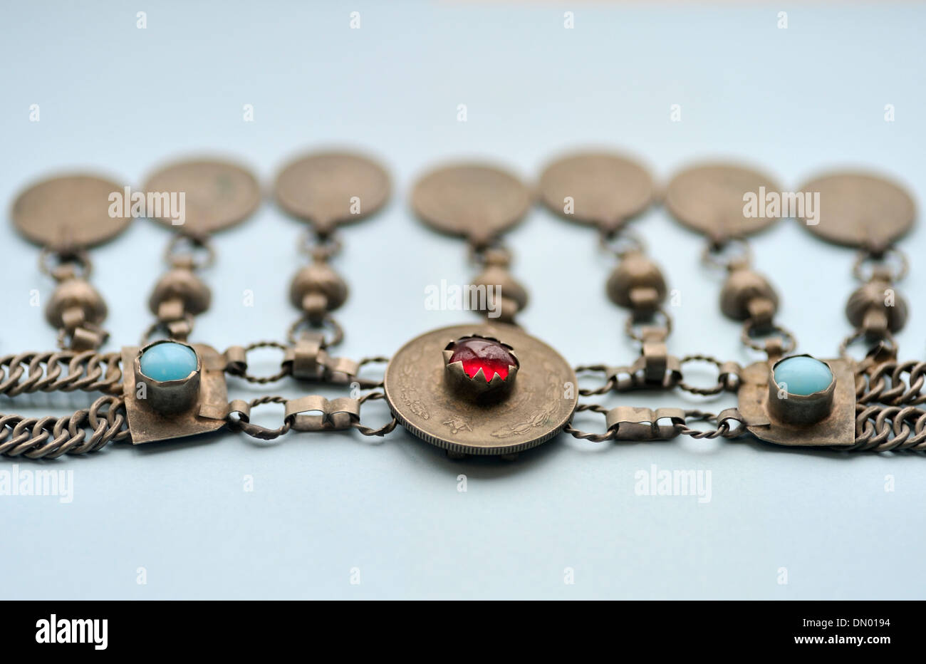 Traditional Turkmen jewellery, Iraq Stock Photo - Alamy