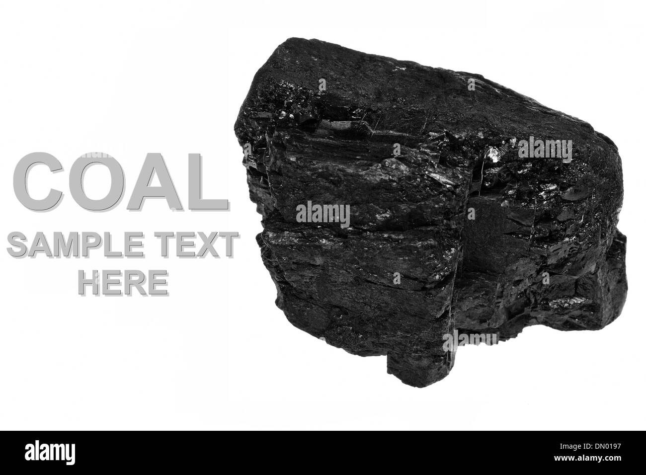 Coal sample Cut Out Stock Images & Pictures - Alamy