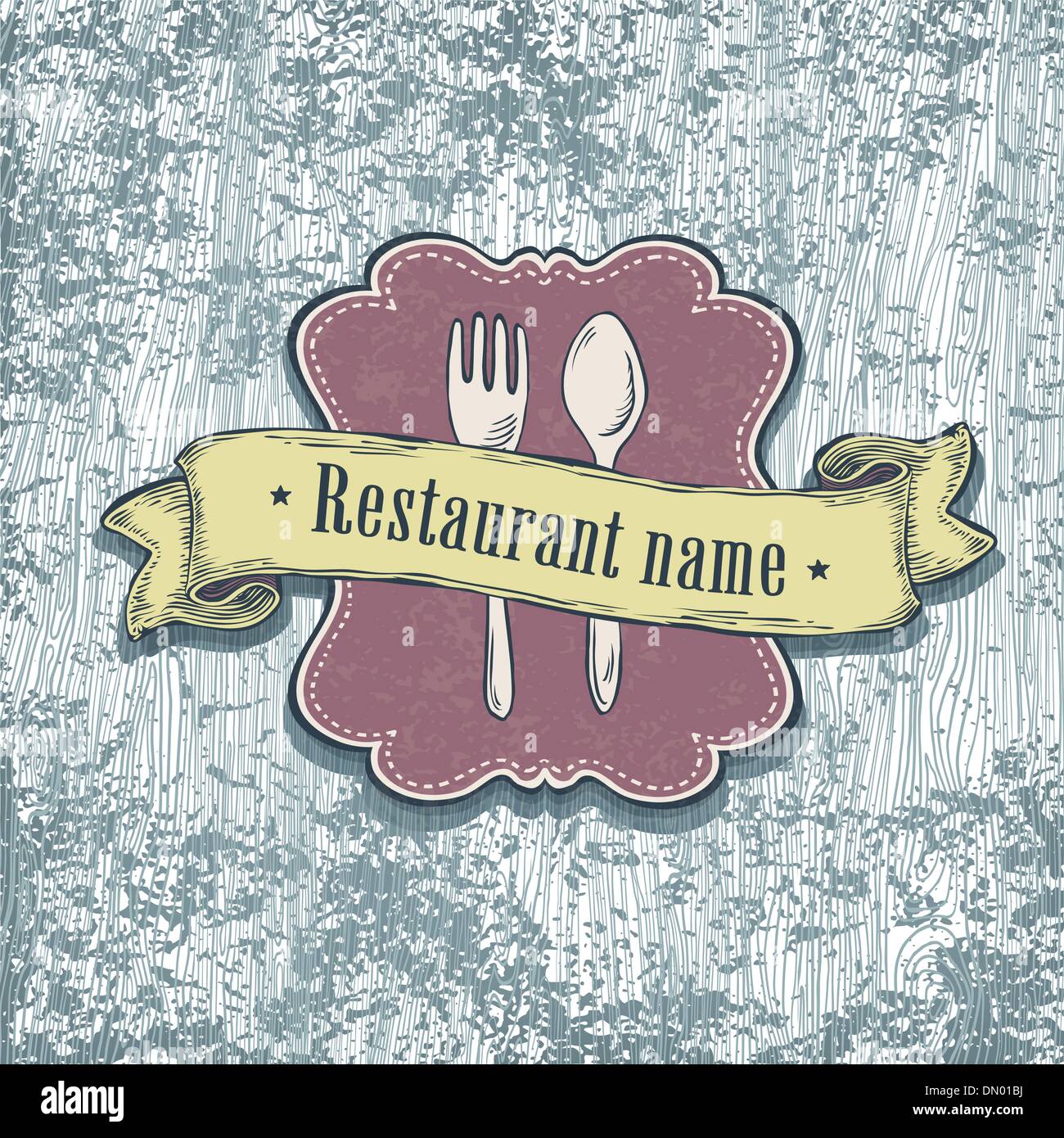 Restaurant design template. Vector, EPS10 Stock Vector Image & Art - Alamy