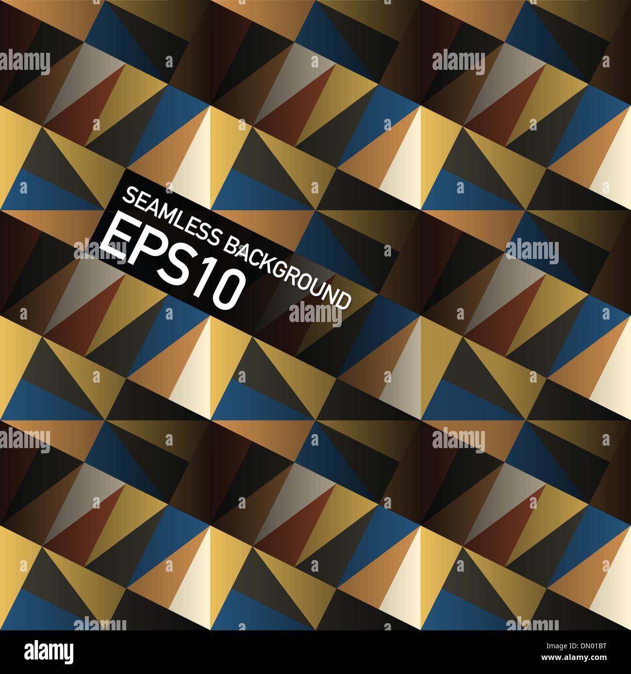 Seamless geometrical triangles abstract background. Vector, EPS1 Stock ...