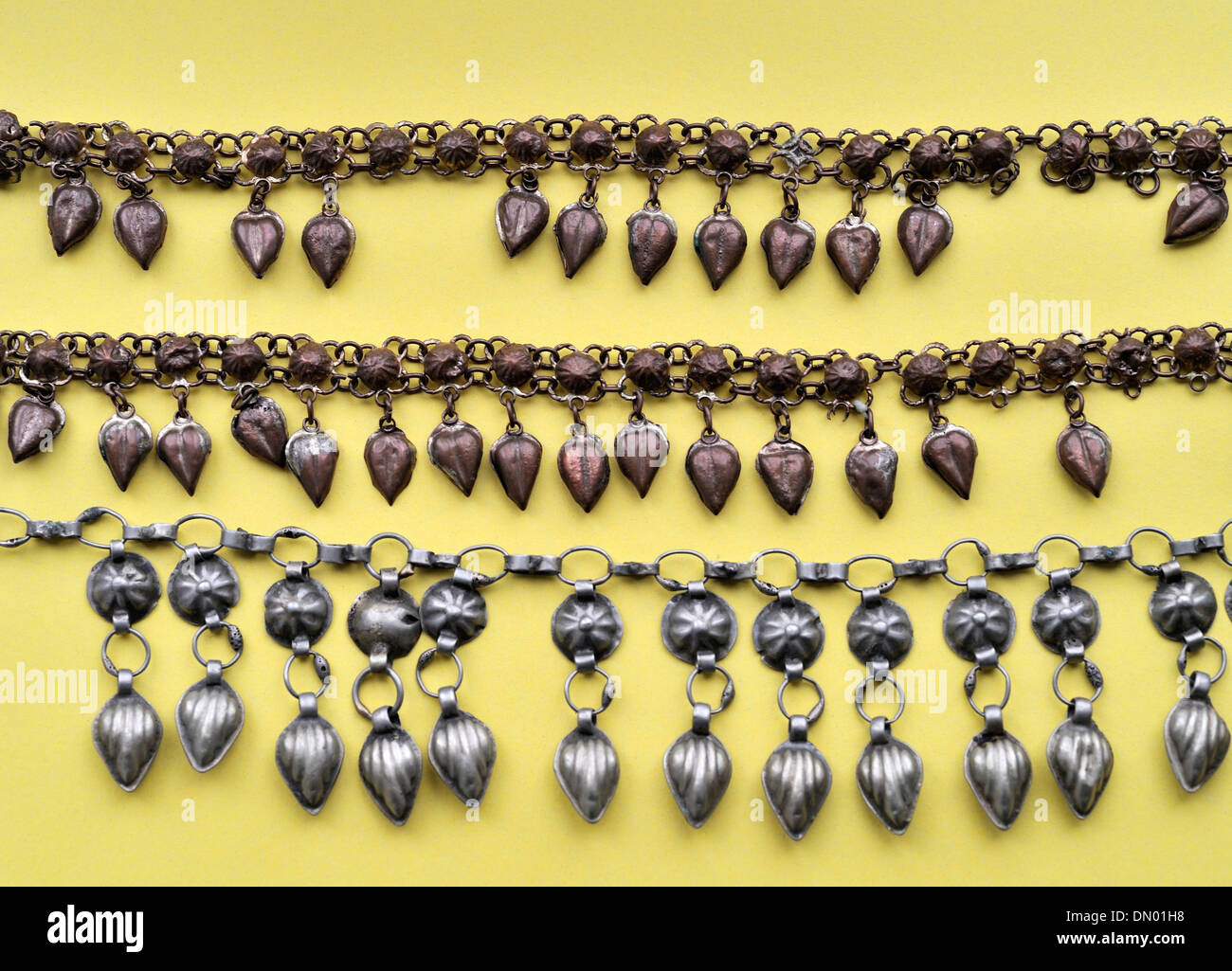 Traditional Turkmen jewellery, Iraq Stock Photo - Alamy