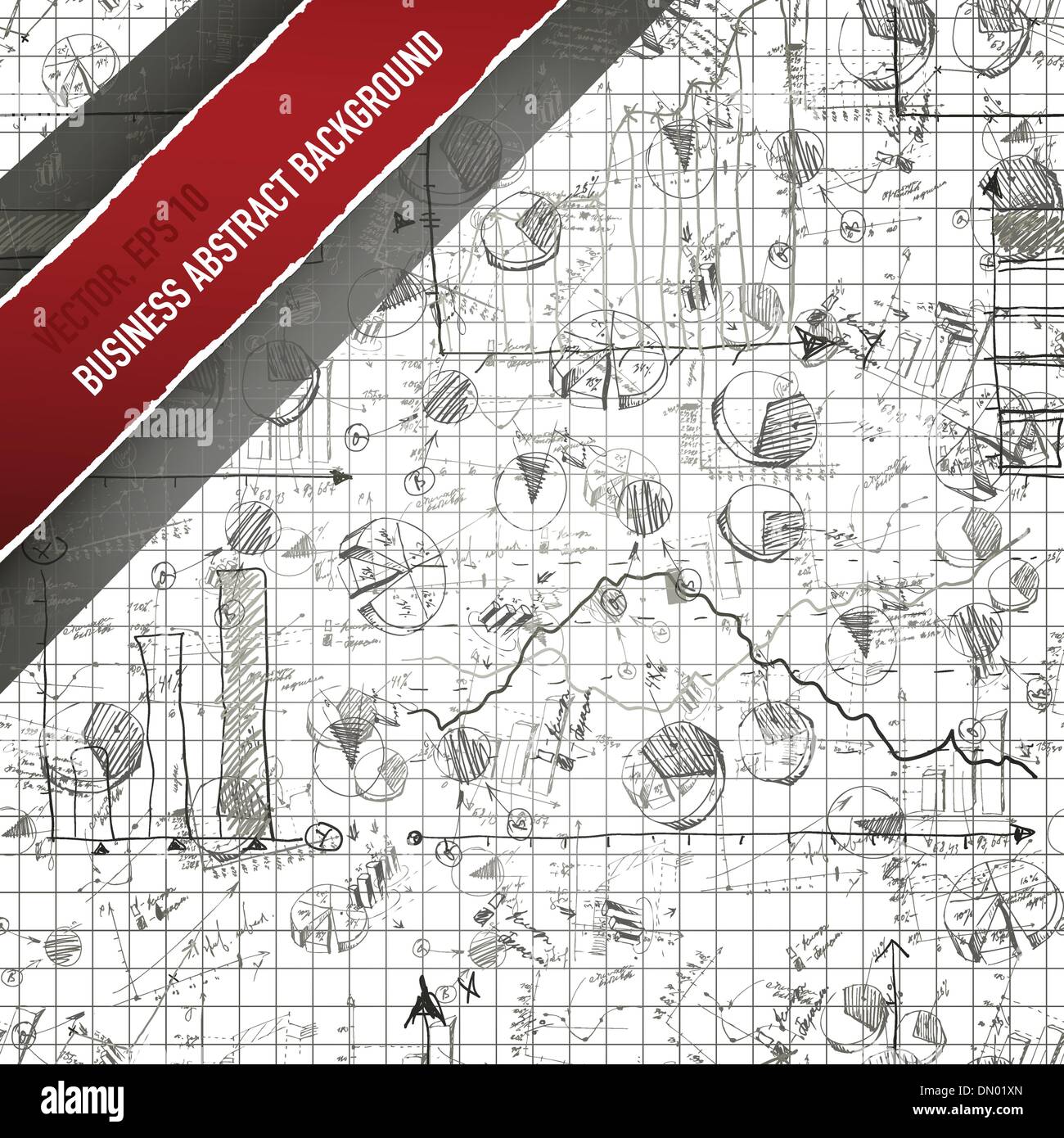 Business background from successful graphs and charts. Vector, E Stock ...