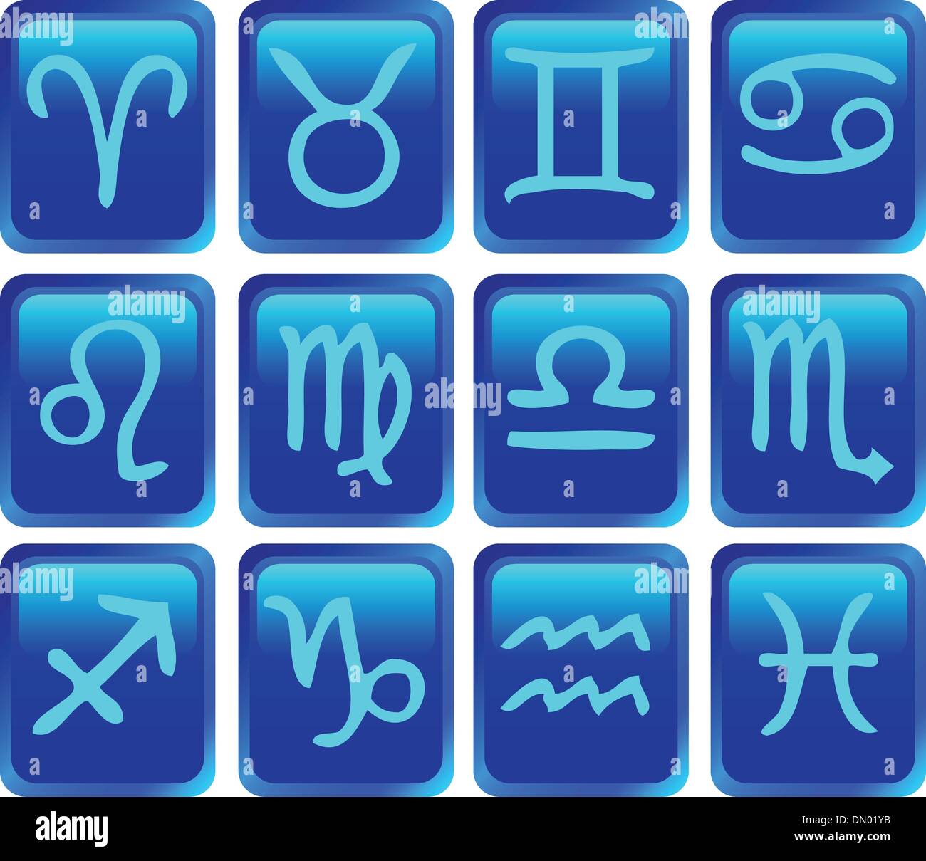 zodiac icons set Stock Vector Image & Art - Alamy
