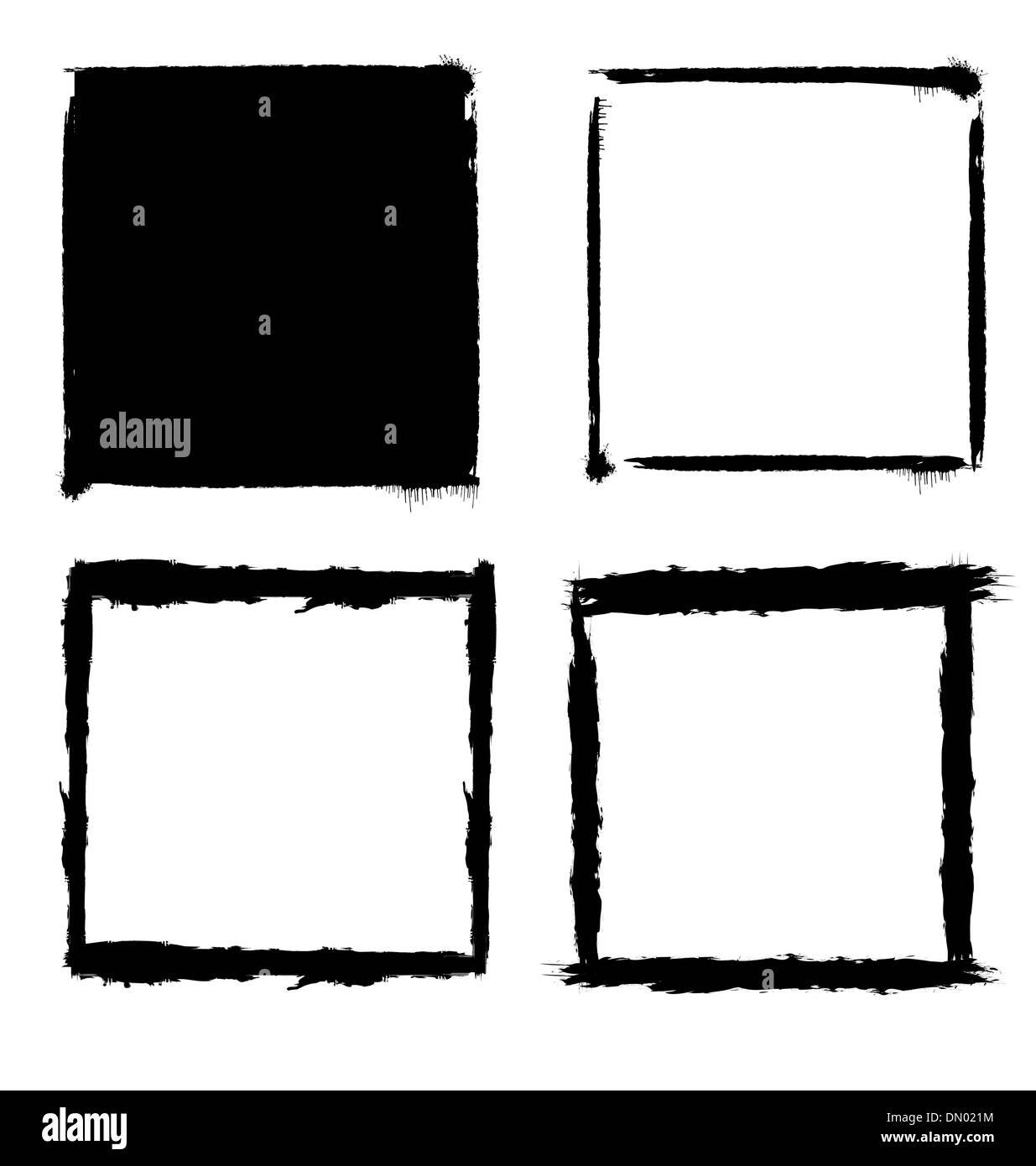 Set different vintage grunge Stock Vector Images - Alamy