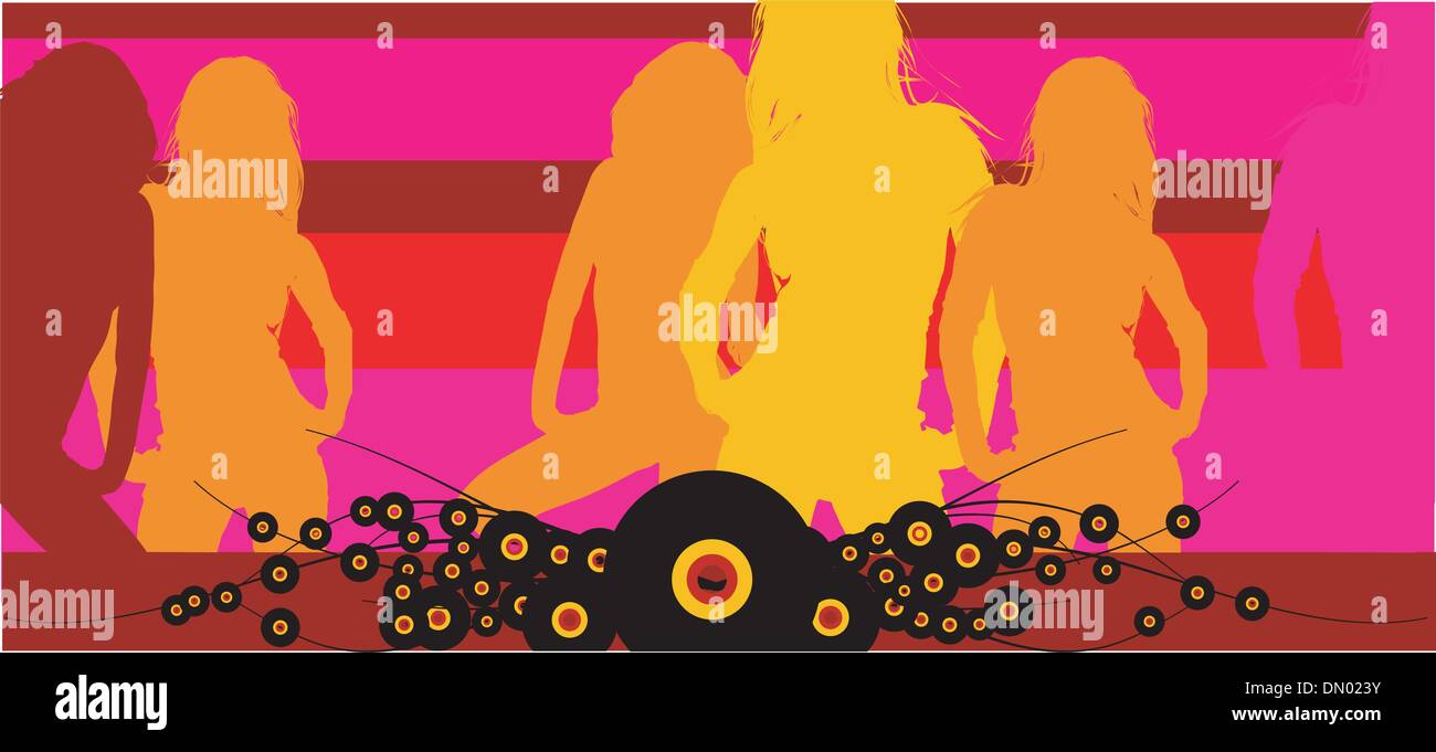 Disco vector vectors hi-res stock photography and images - Alamy