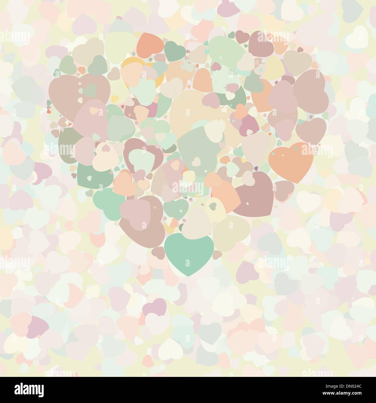 Abstract vintage heart background. EPS 8 Stock Vector Image & Art - Alamy