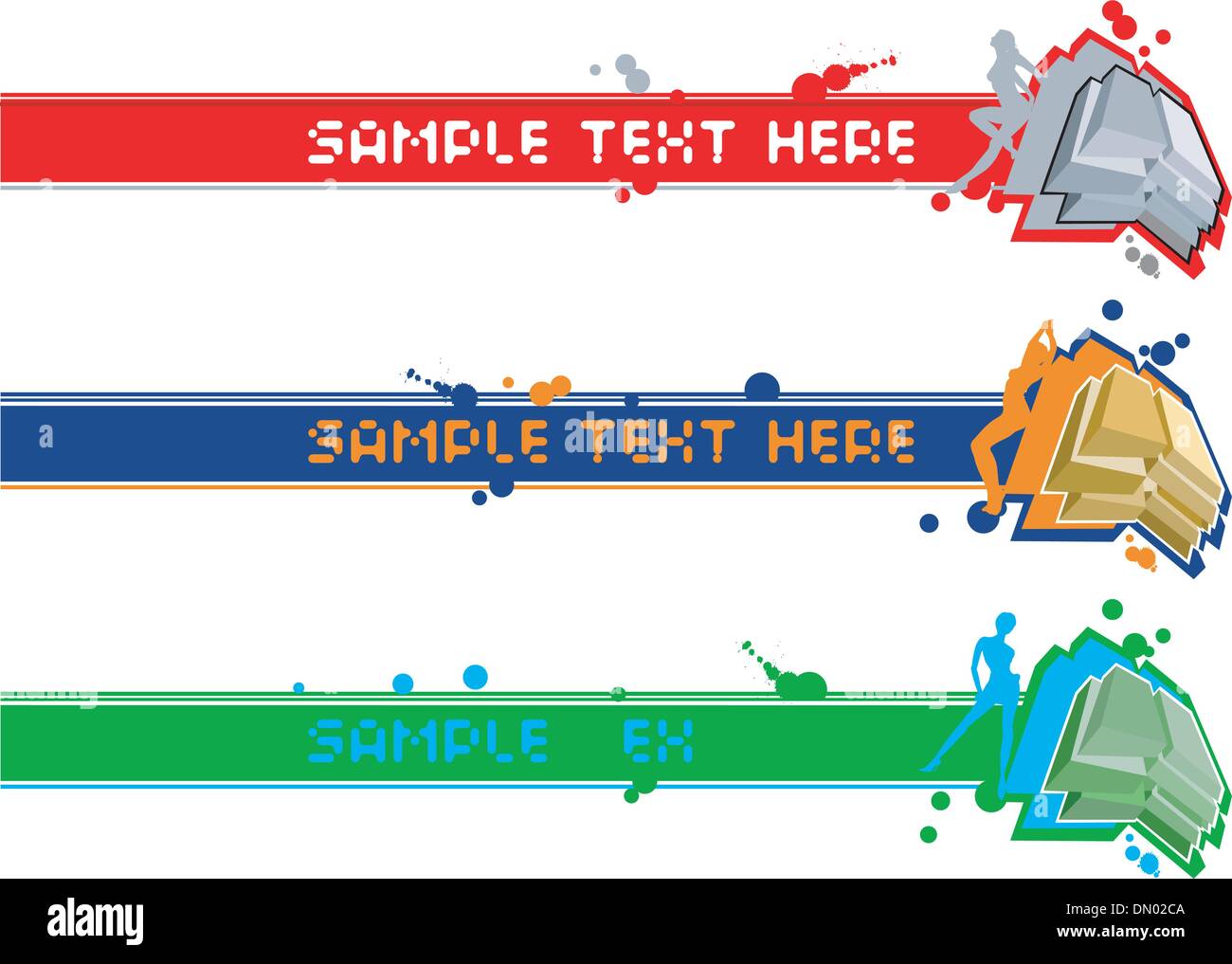 Title characters Stock Vector Images - Alamy