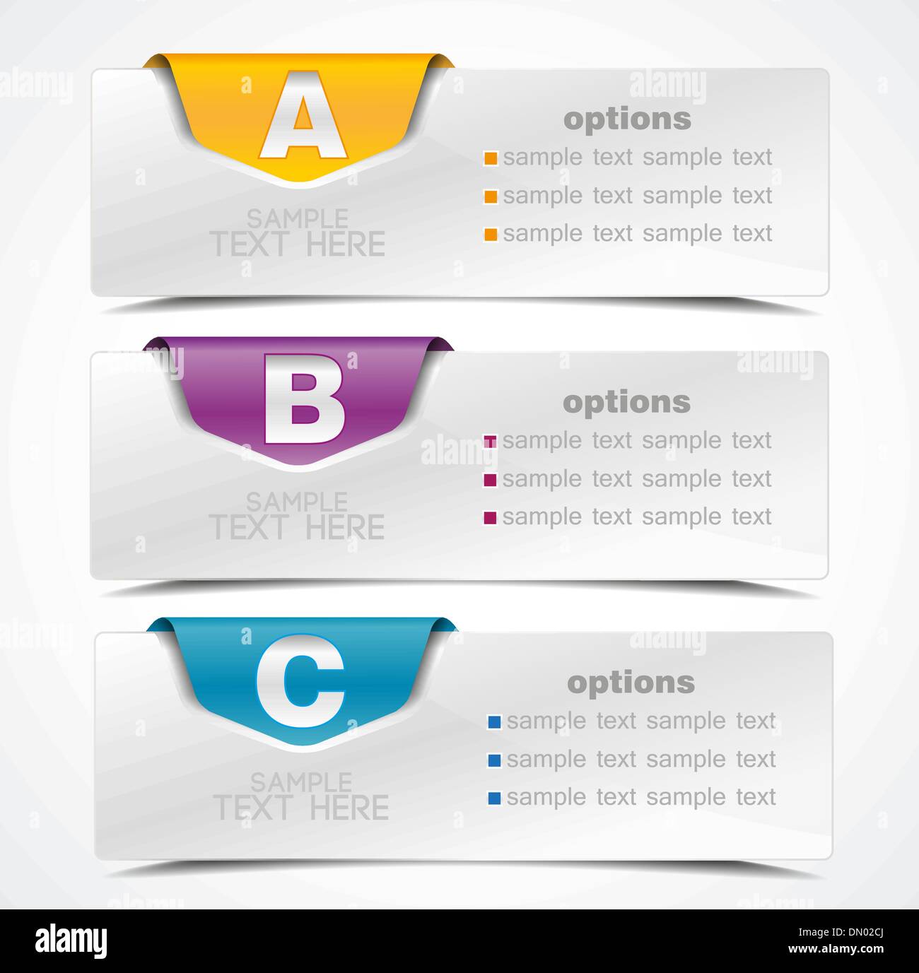 Banner order Stock Vector Images - Alamy