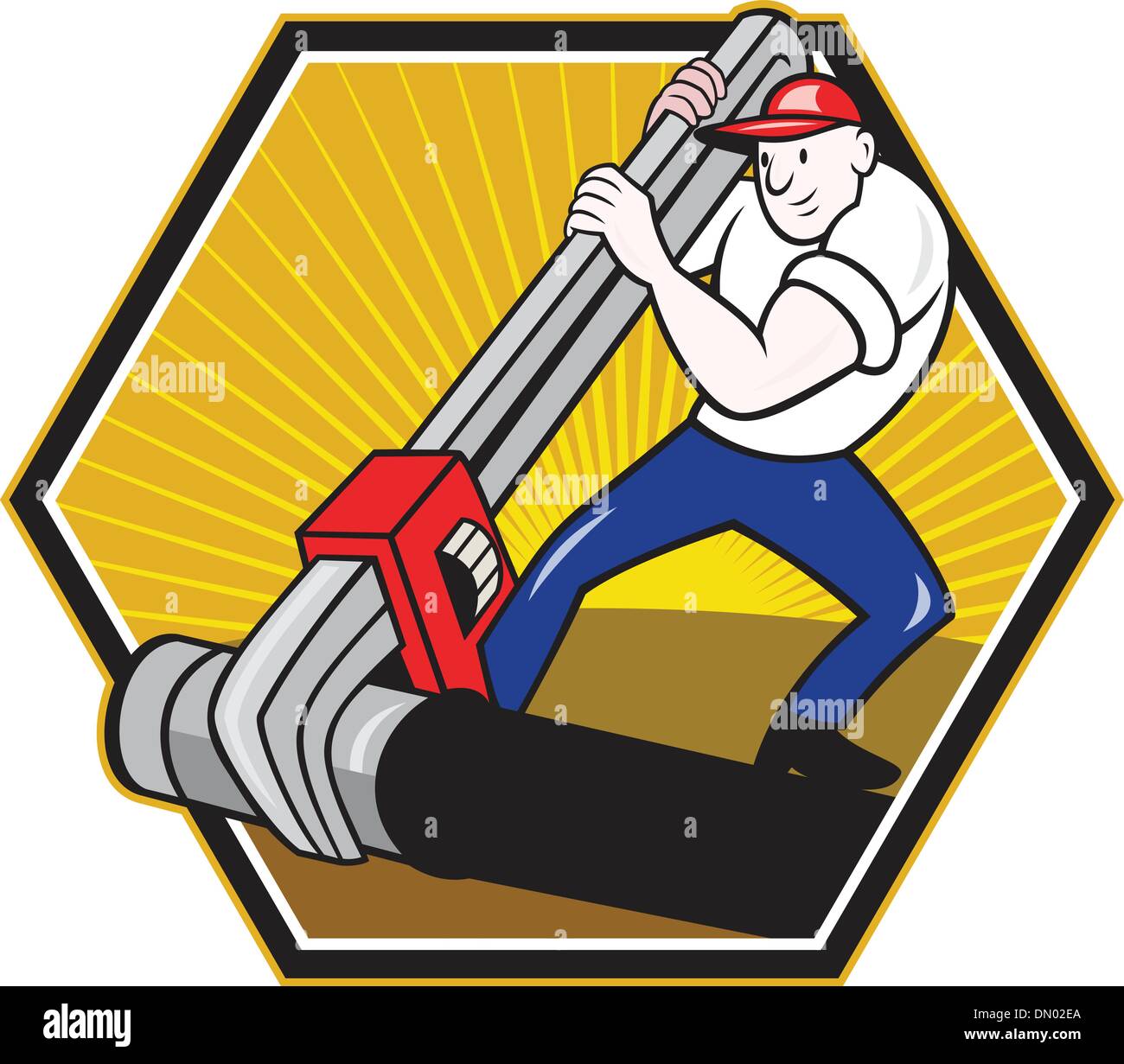 Man tubing Stock Vector Images - Alamy