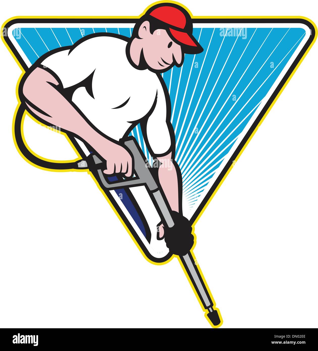 Pressure washing vector vectors hi-res stock photography and images - Alamy