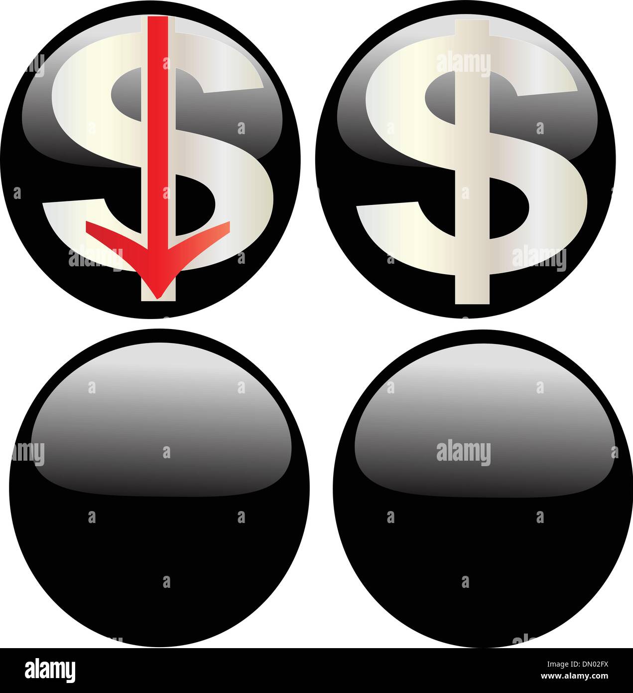 Currency inflation financial investment Stock Vector Images - Alamy