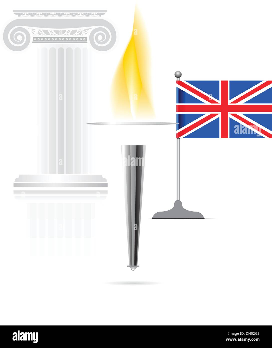 Burning union jack flag hi-res stock photography and images - Alamy