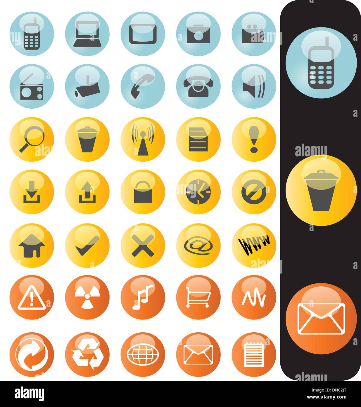 buttons and signs collection Stock Vector Image & Art - Alamy