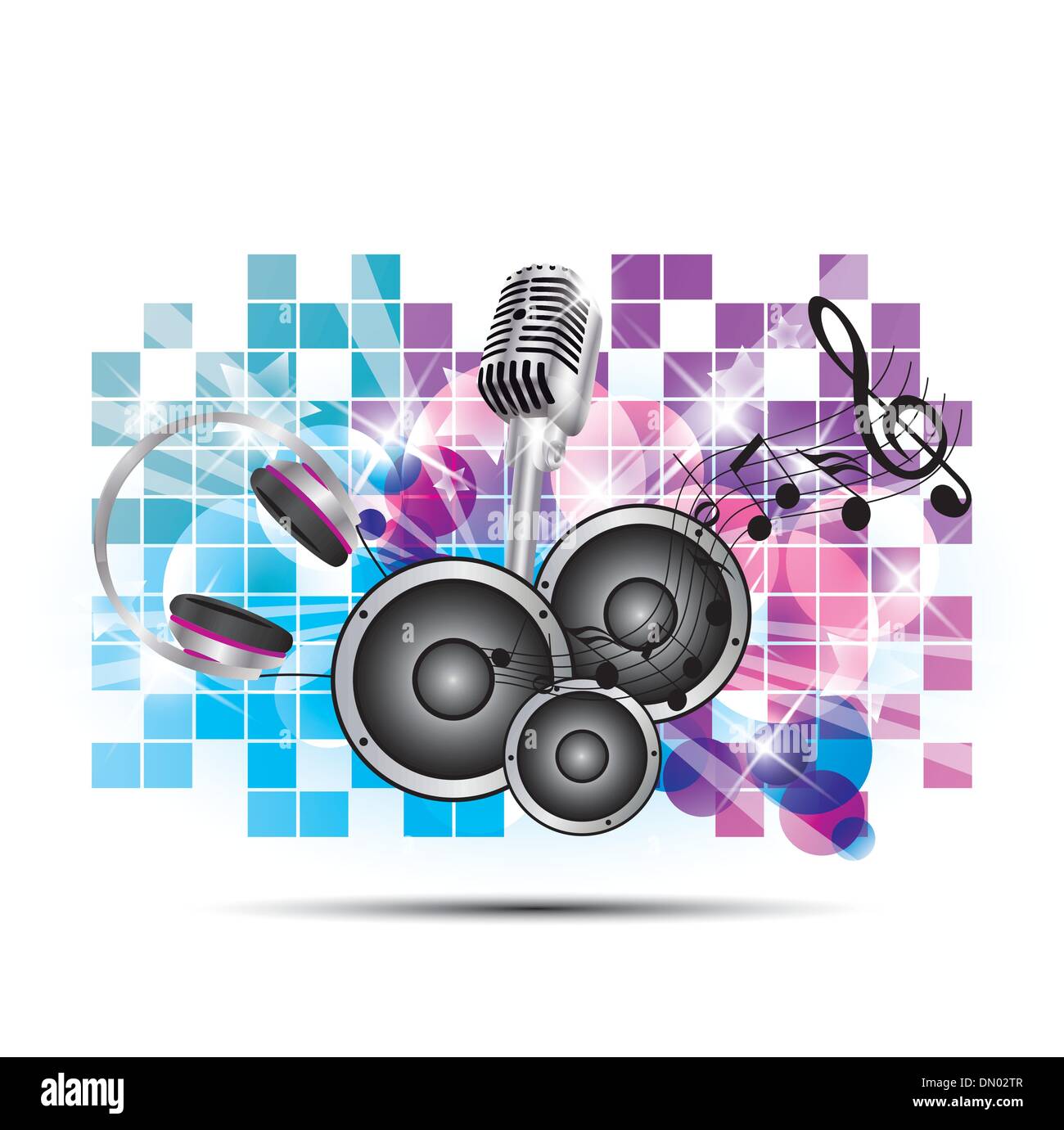 Musical background hi-res stock photography and images - Alamy