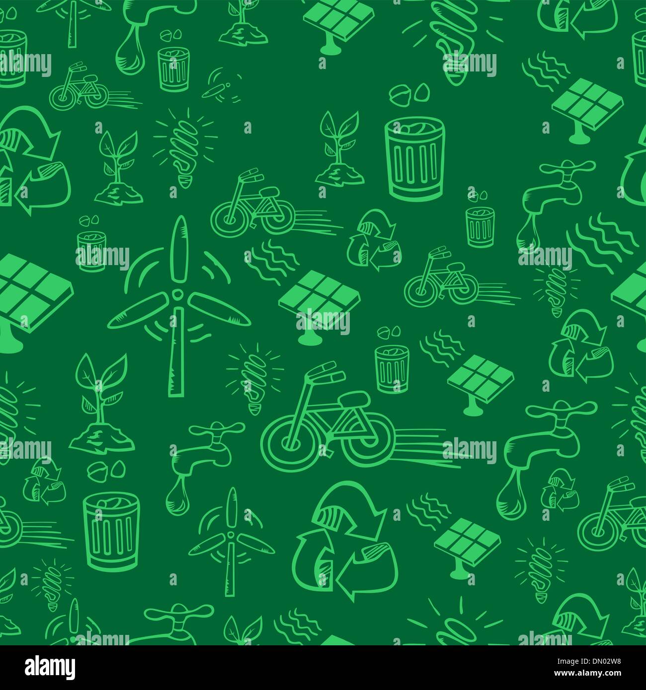 Green alternative energy pattern Stock Vector Image & Art - Alamy