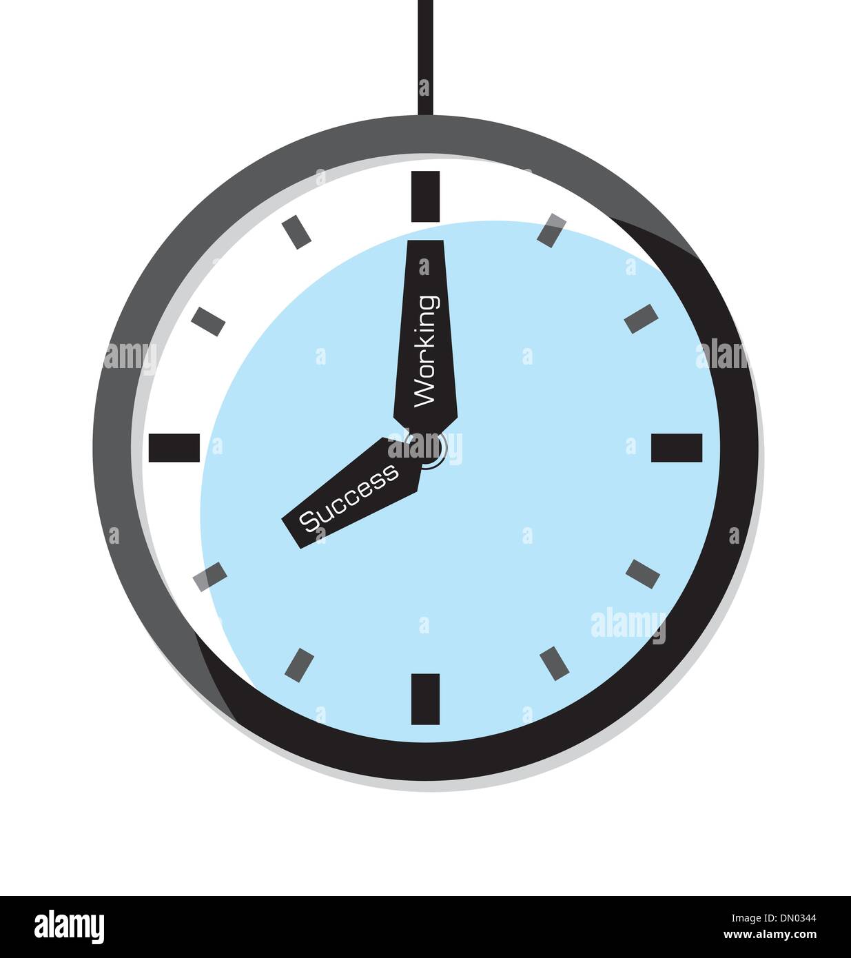 Word clock Stock Vector Images - Alamy