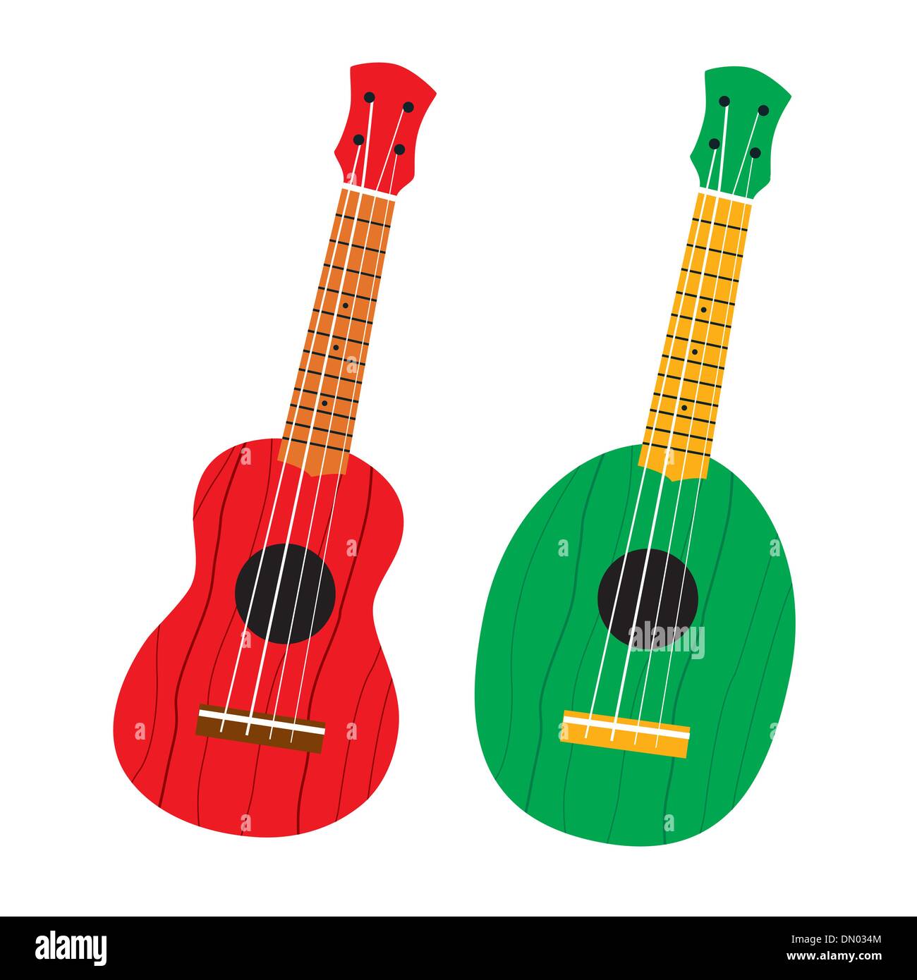 Ukulele hawaiian Stock Vector Images - Alamy